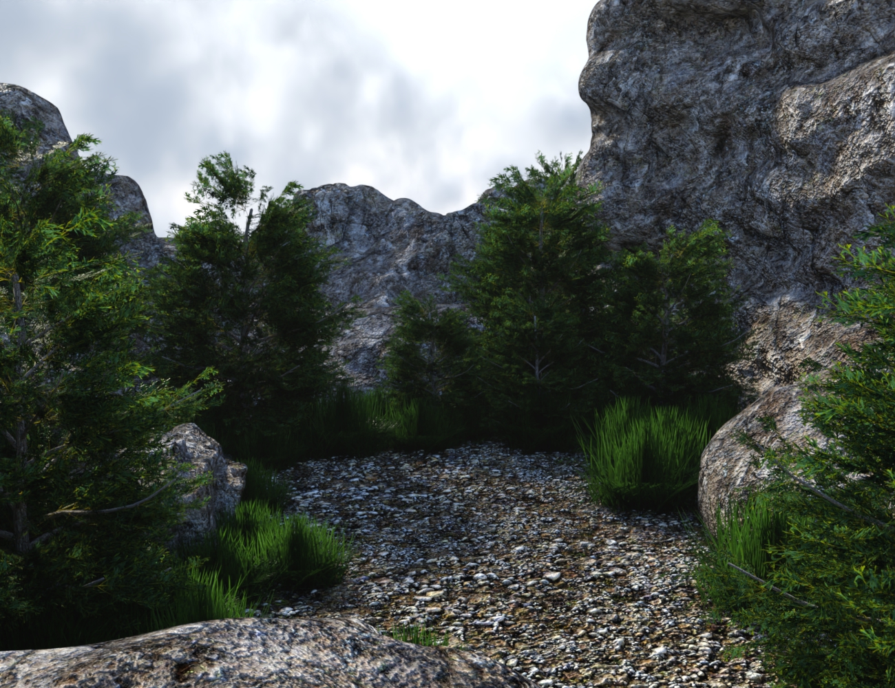 Among the Rocks | Daz 3D