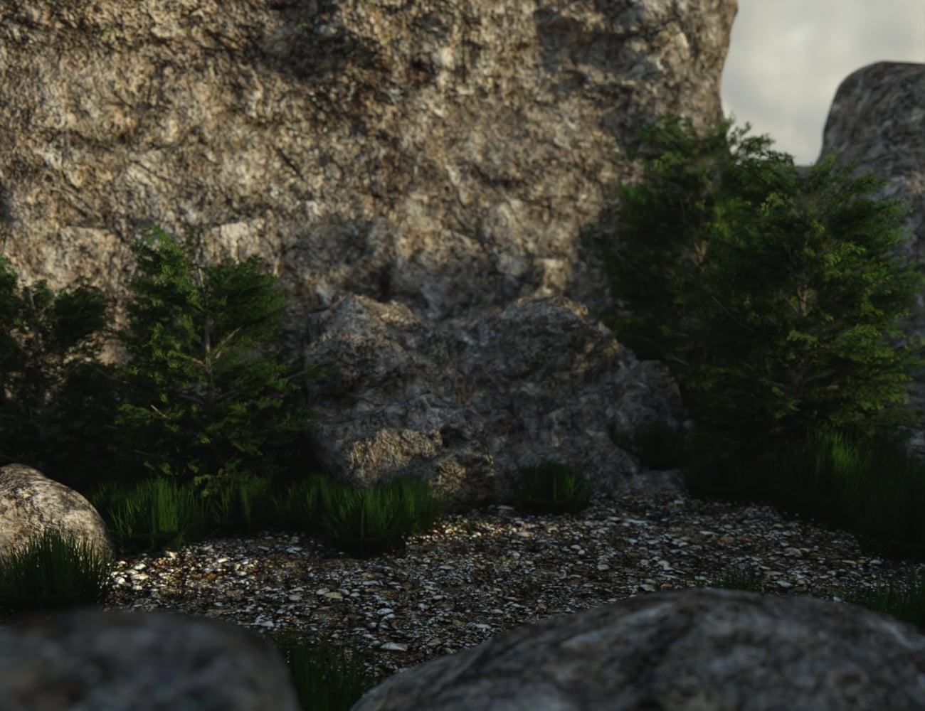 Among the Rocks | Daz 3D