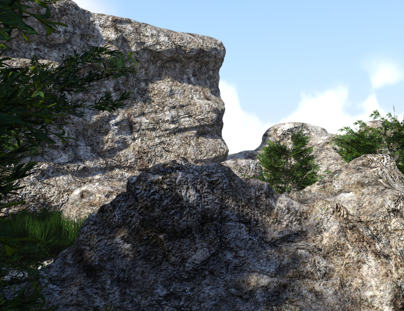 Among the Rocks | Daz 3D