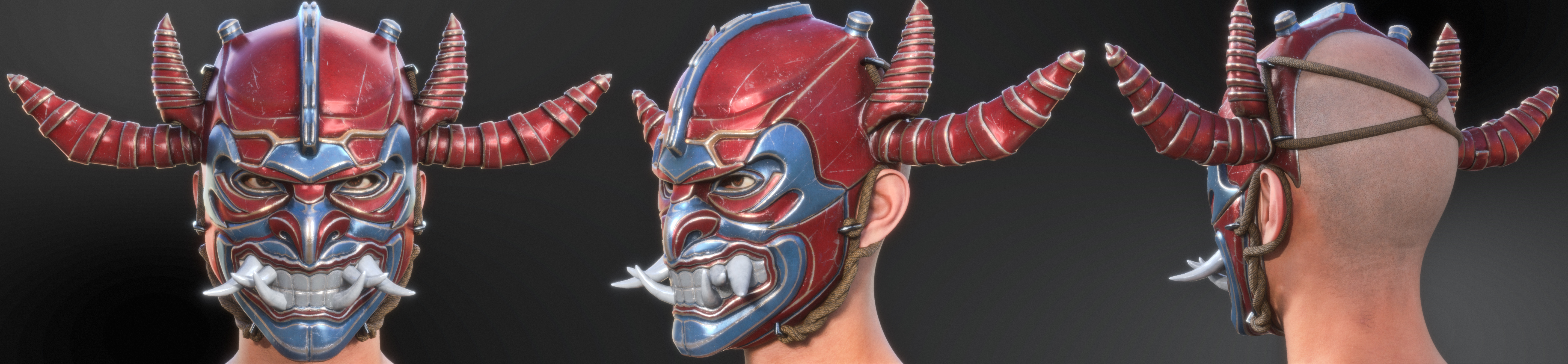 Samurai Mask | Daz 3D
