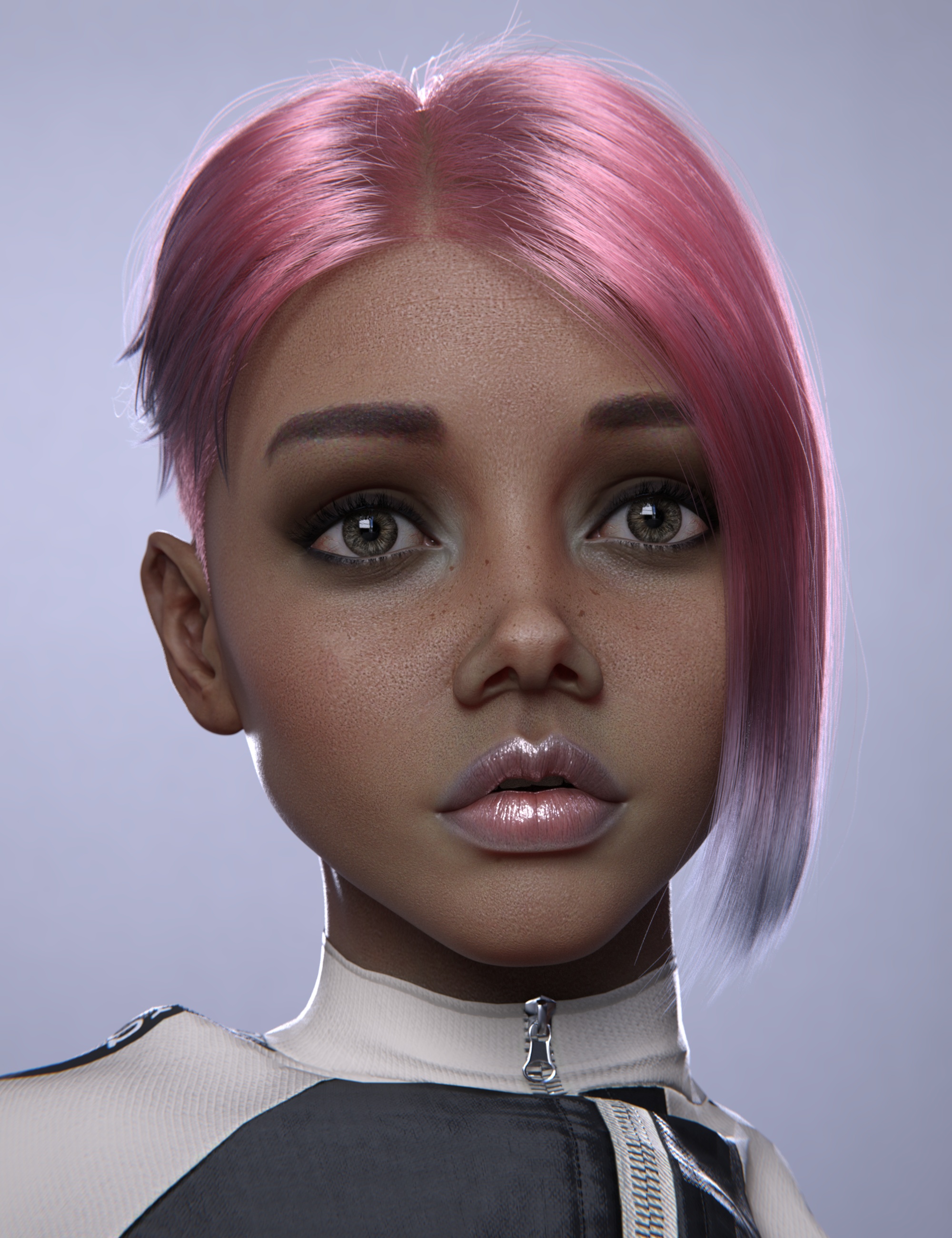 dForce AK Cyber Hair for Genesis 9, 8, and 8.1 Female | Daz 3D