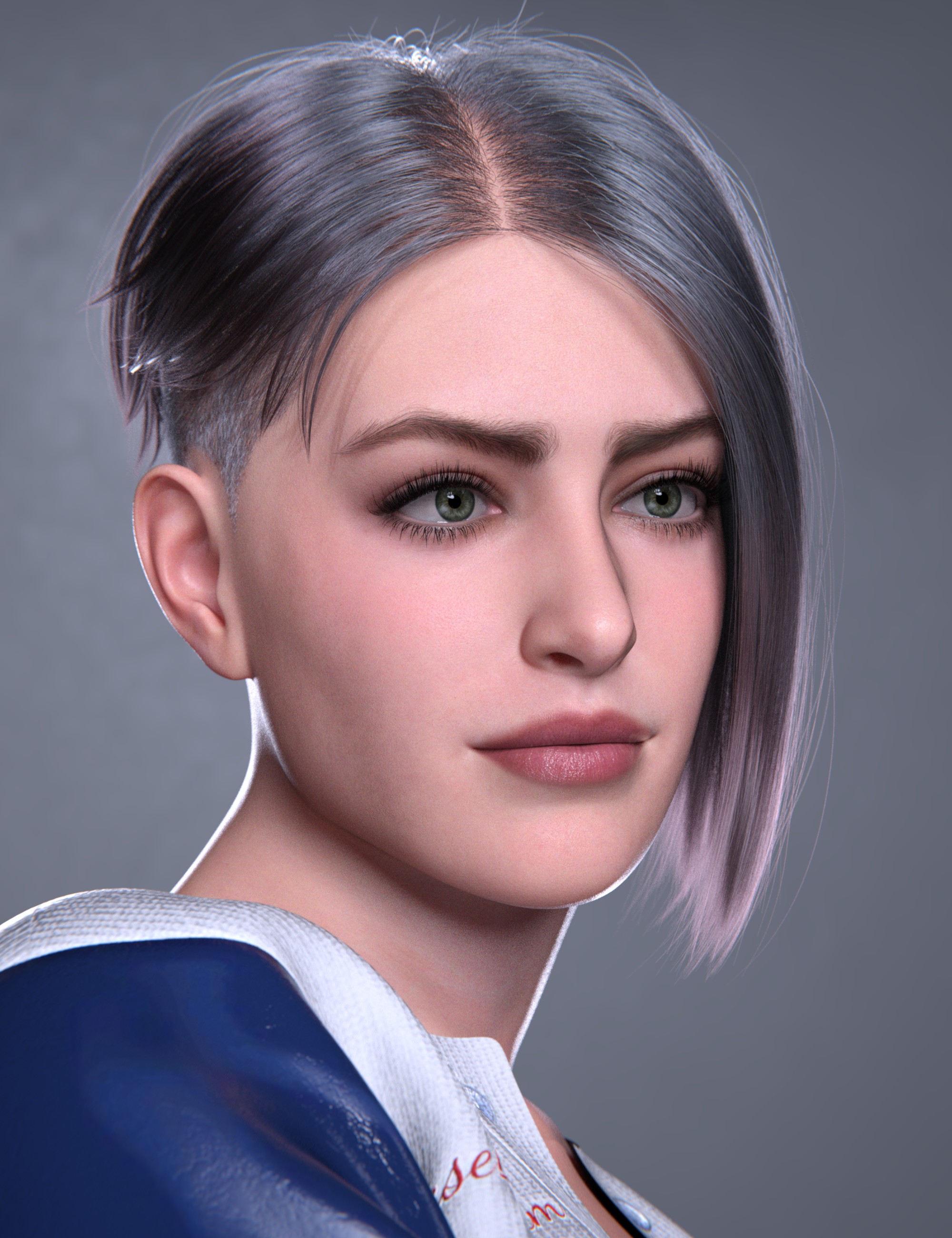 dForce AK Cyber Hair for Genesis 9, 8, and 8.1 Female | Daz 3D