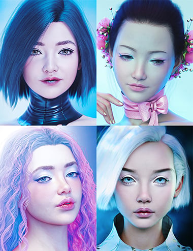 PTF Anime Inspired Makeup for Genesis 9 | Daz 3D