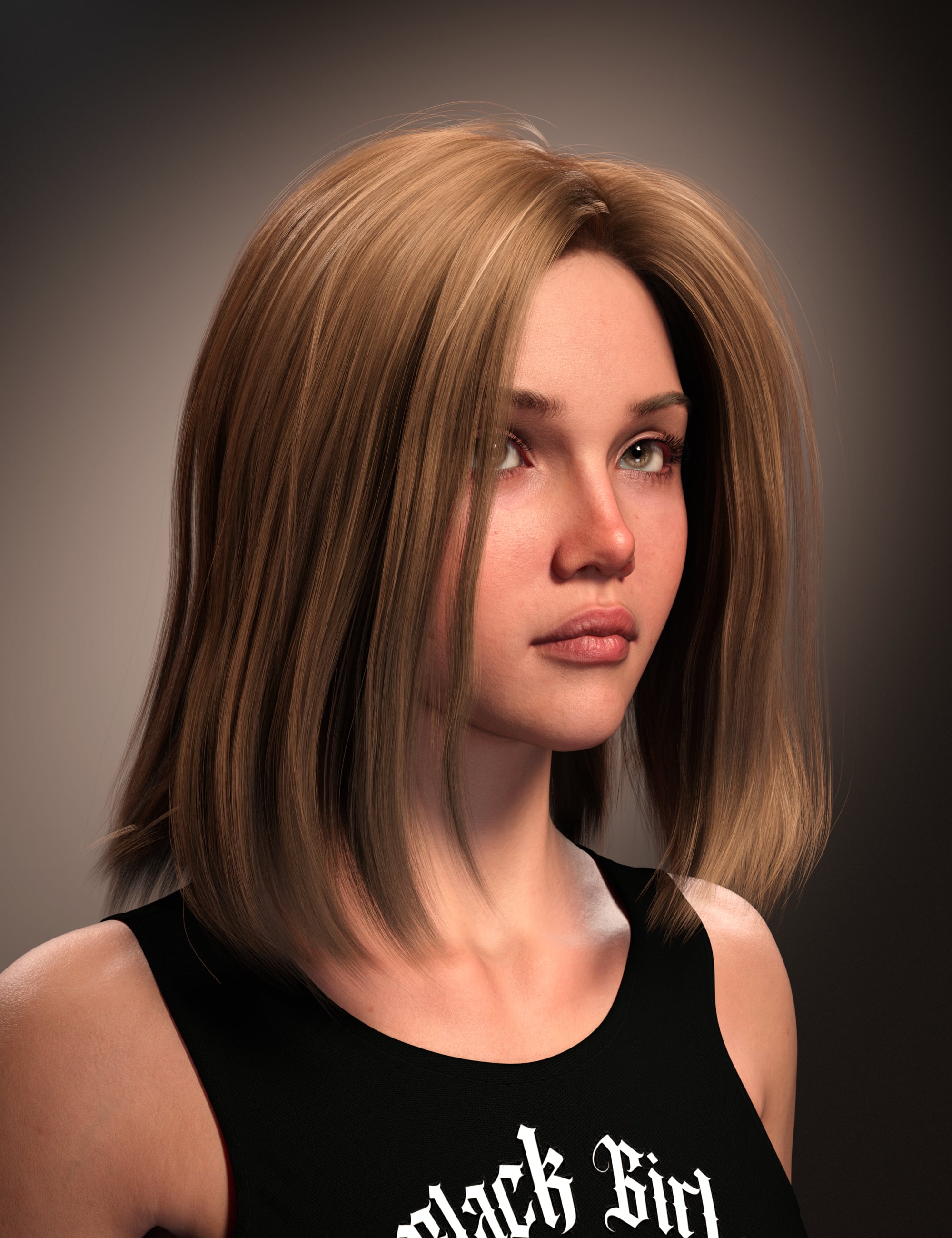 FE Lithe Princess Curl Hair 6 in 1 for Genesis 9 | Daz 3D