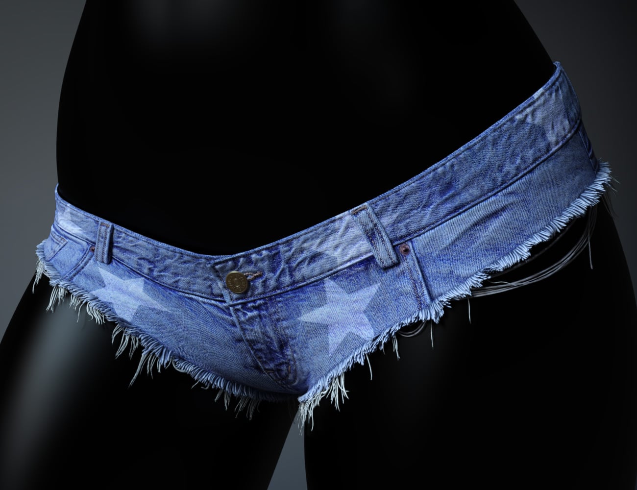 Ripped Shorts for Genesis 9 | Daz 3D