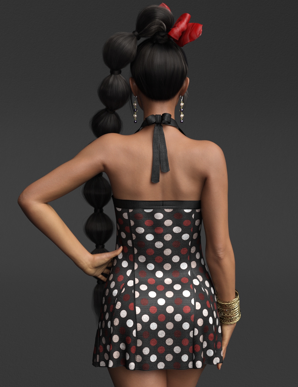 dForce Monah Dress for Genesis 9 | Daz 3D