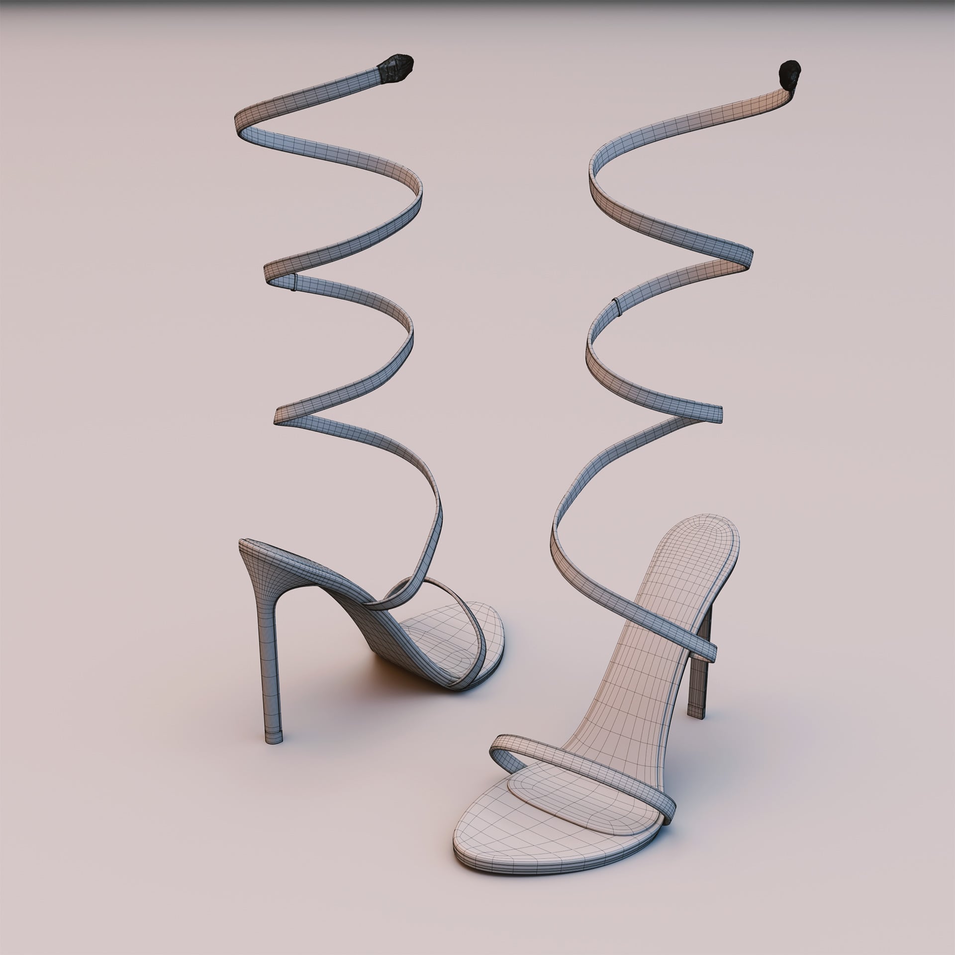 Viper Sandals for Genesis 9 and 8 Female | Daz 3D