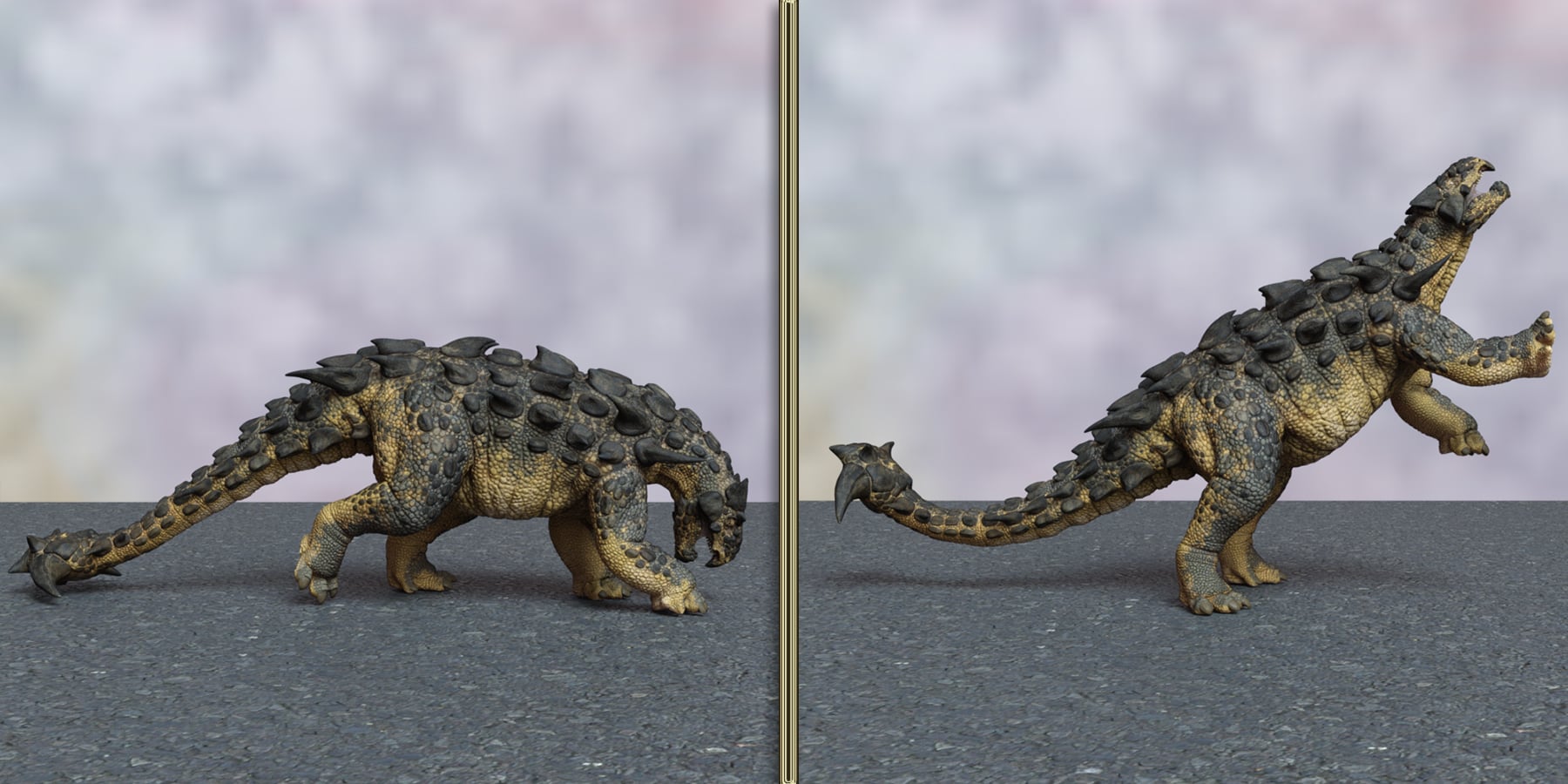 Ankylo Poses for HH Ankylosaurus | Daz 3D