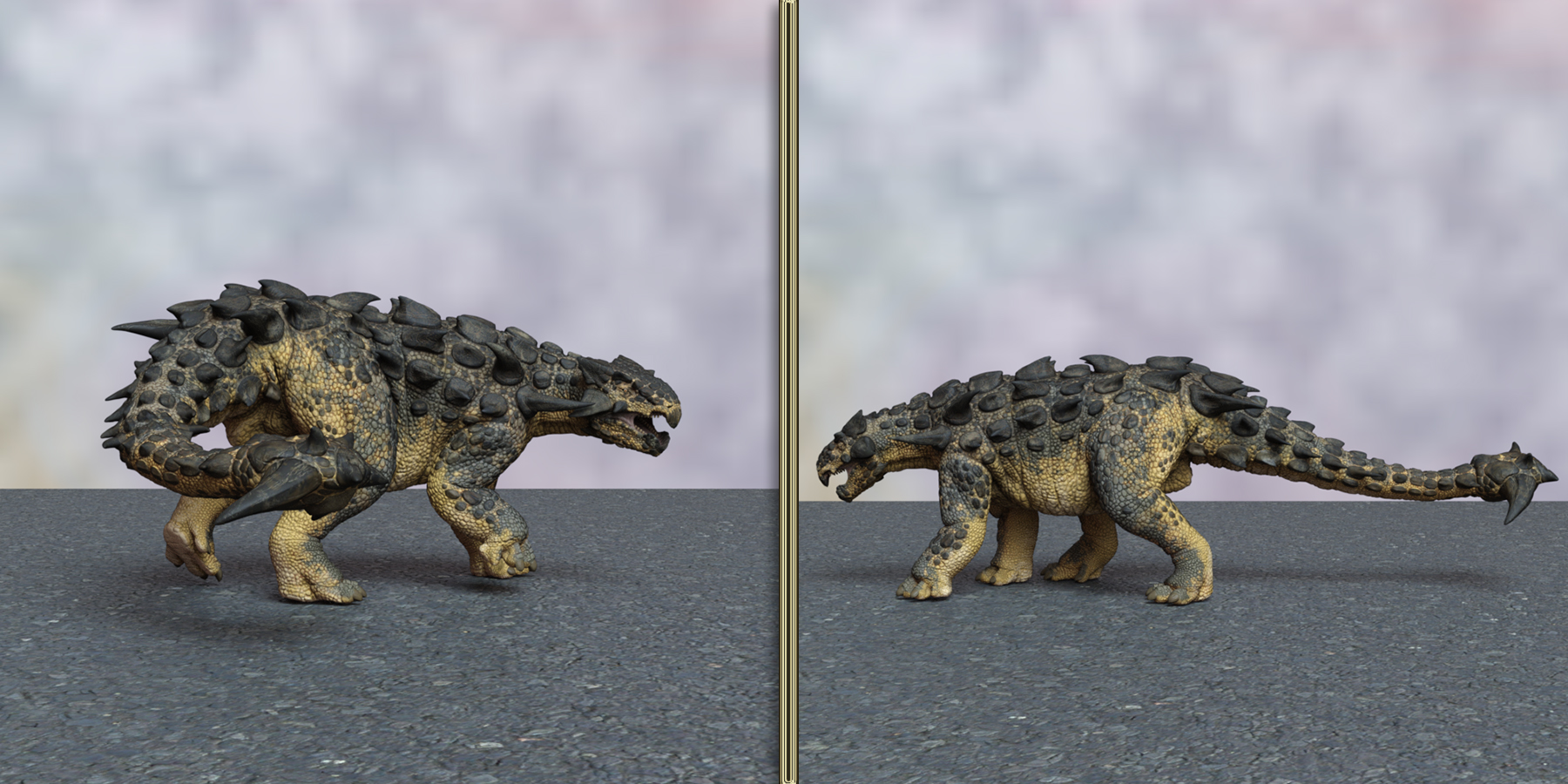 Ankylo Poses for HH Ankylosaurus | Daz 3D