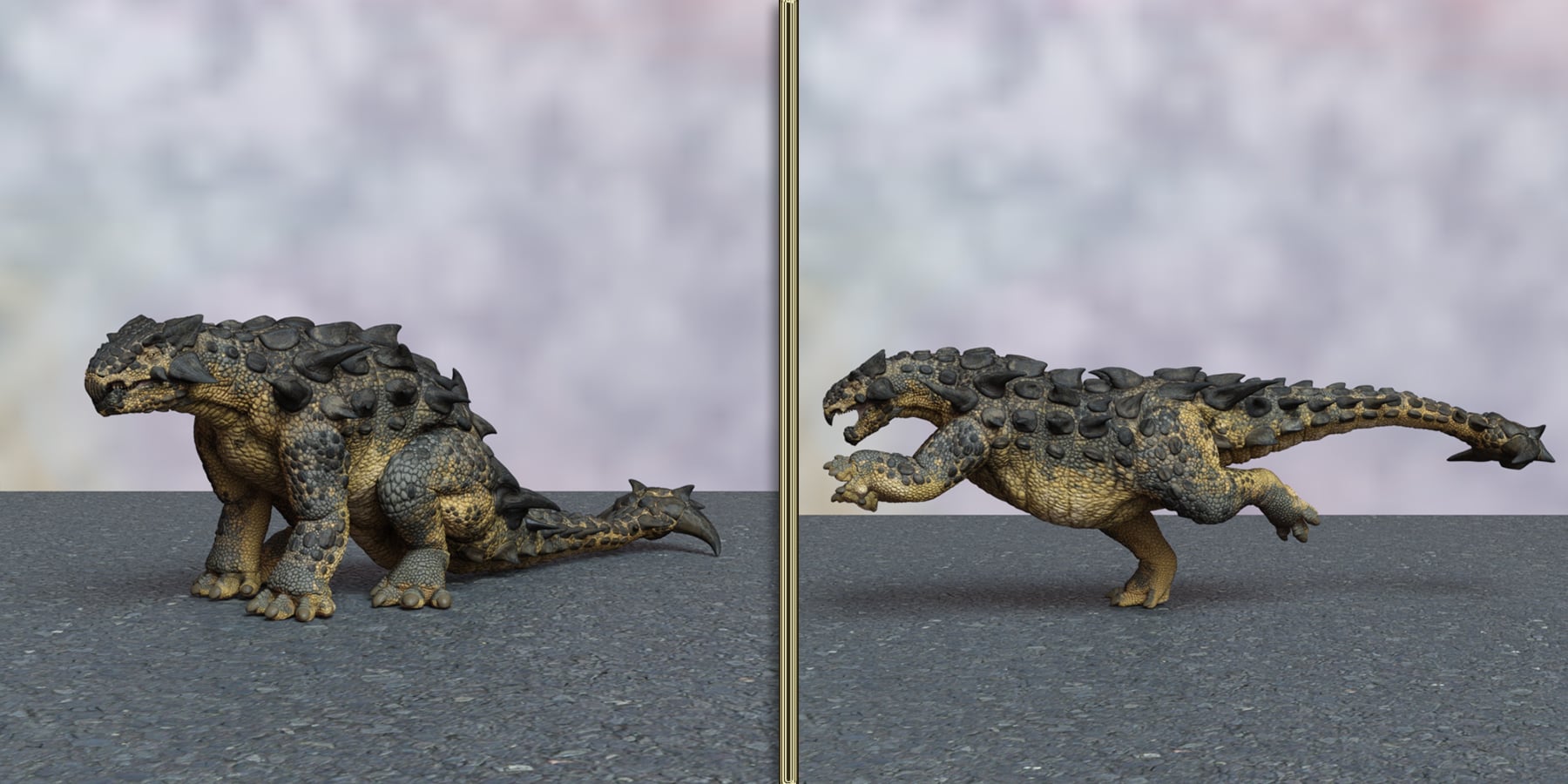 Ankylo Poses for HH Ankylosaurus | Daz 3D