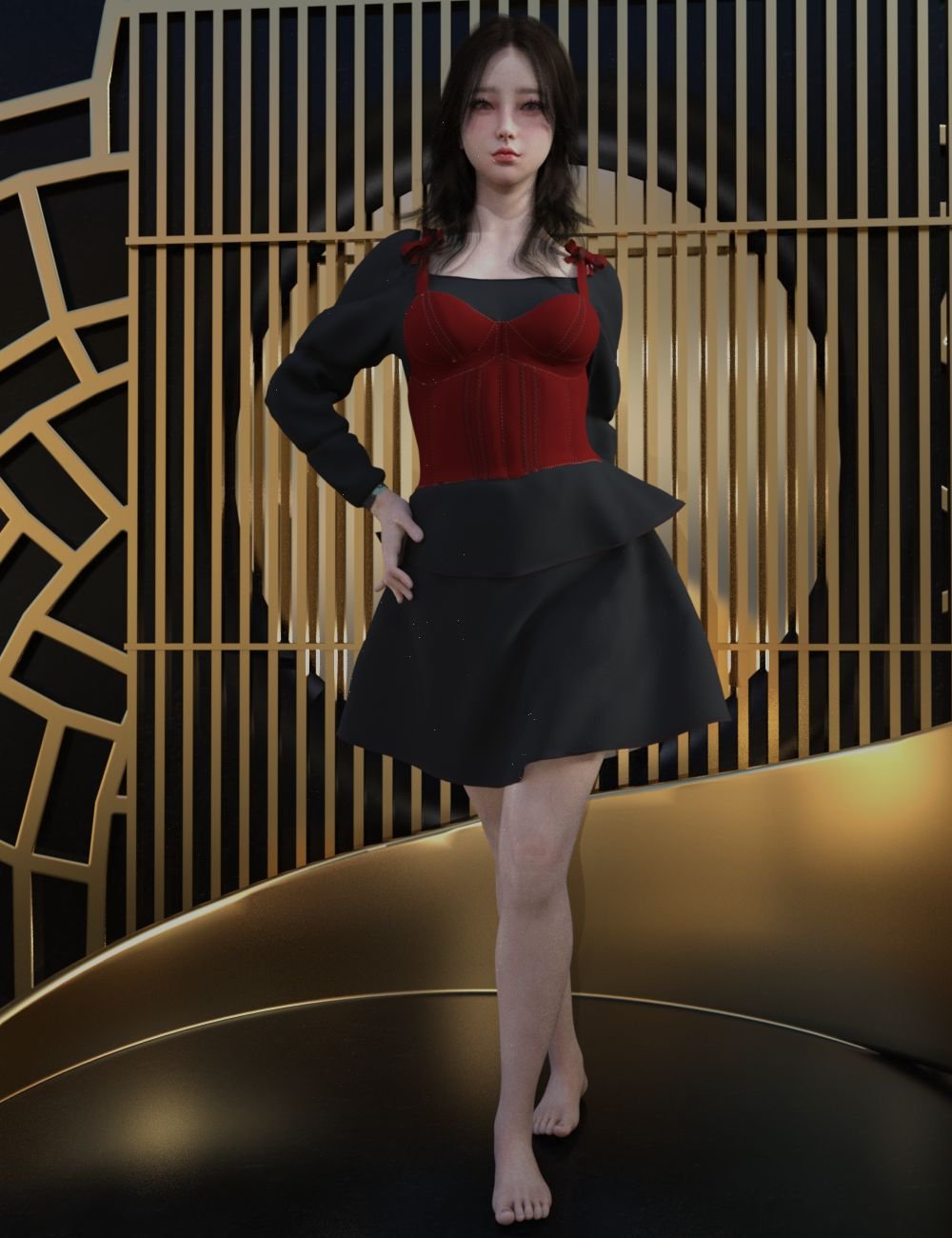 dForce EG Multi-style Skirt Set for Genesis 9 | Daz 3D