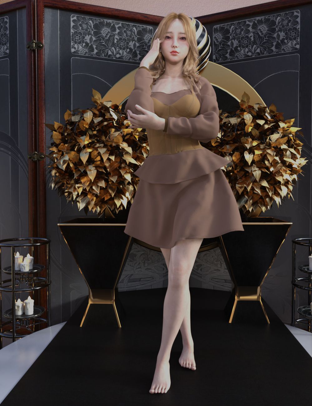 dForce EG Multi-style Skirt Set for Genesis 9 | Daz 3D