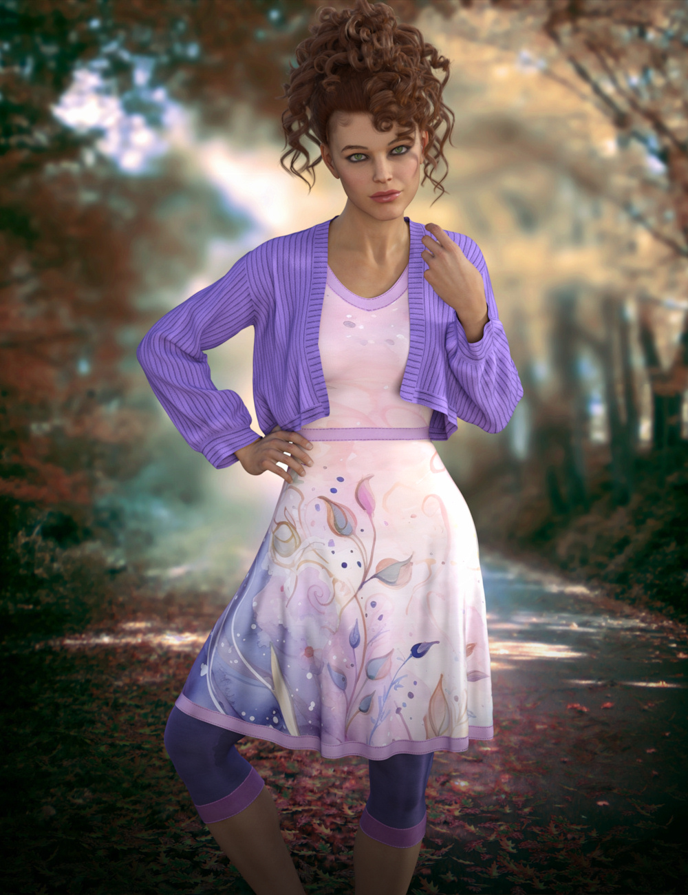 dForce Casual Spring for Genesis 9 and 8 Female | Daz 3D