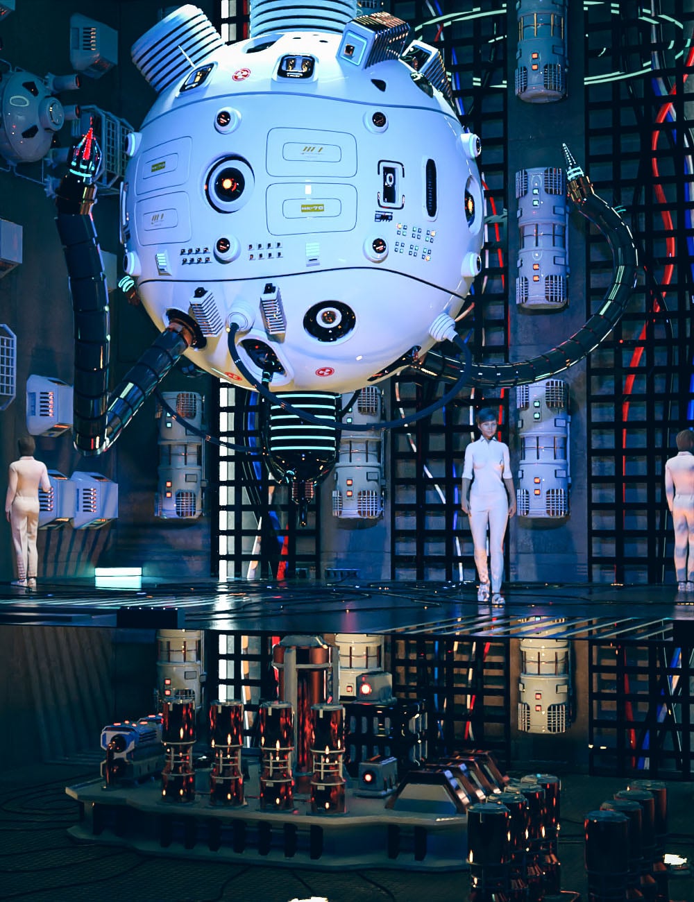 Artificial Intelligence Room | Daz 3D