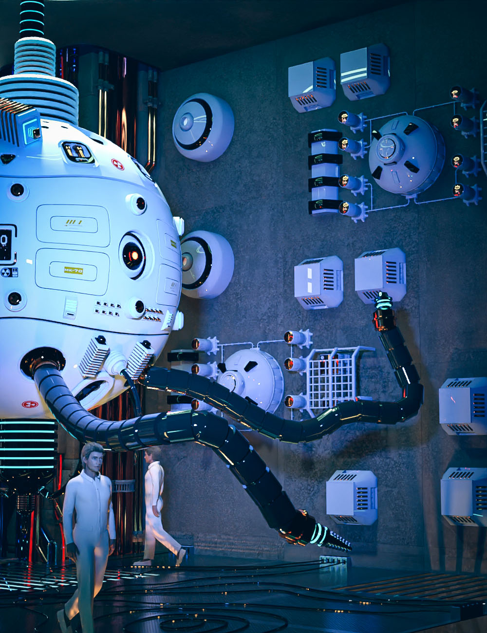 Artificial Intelligence Room | Daz 3D