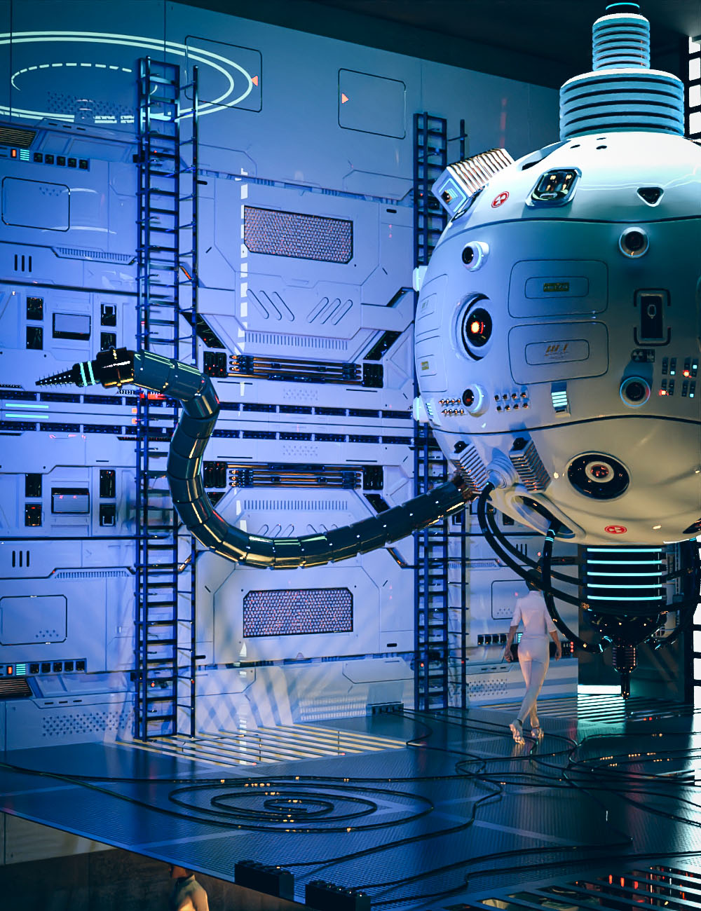 Artificial Intelligence Room | Daz 3D