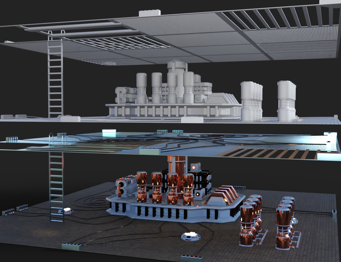 Artificial Intelligence Room | Daz 3D
