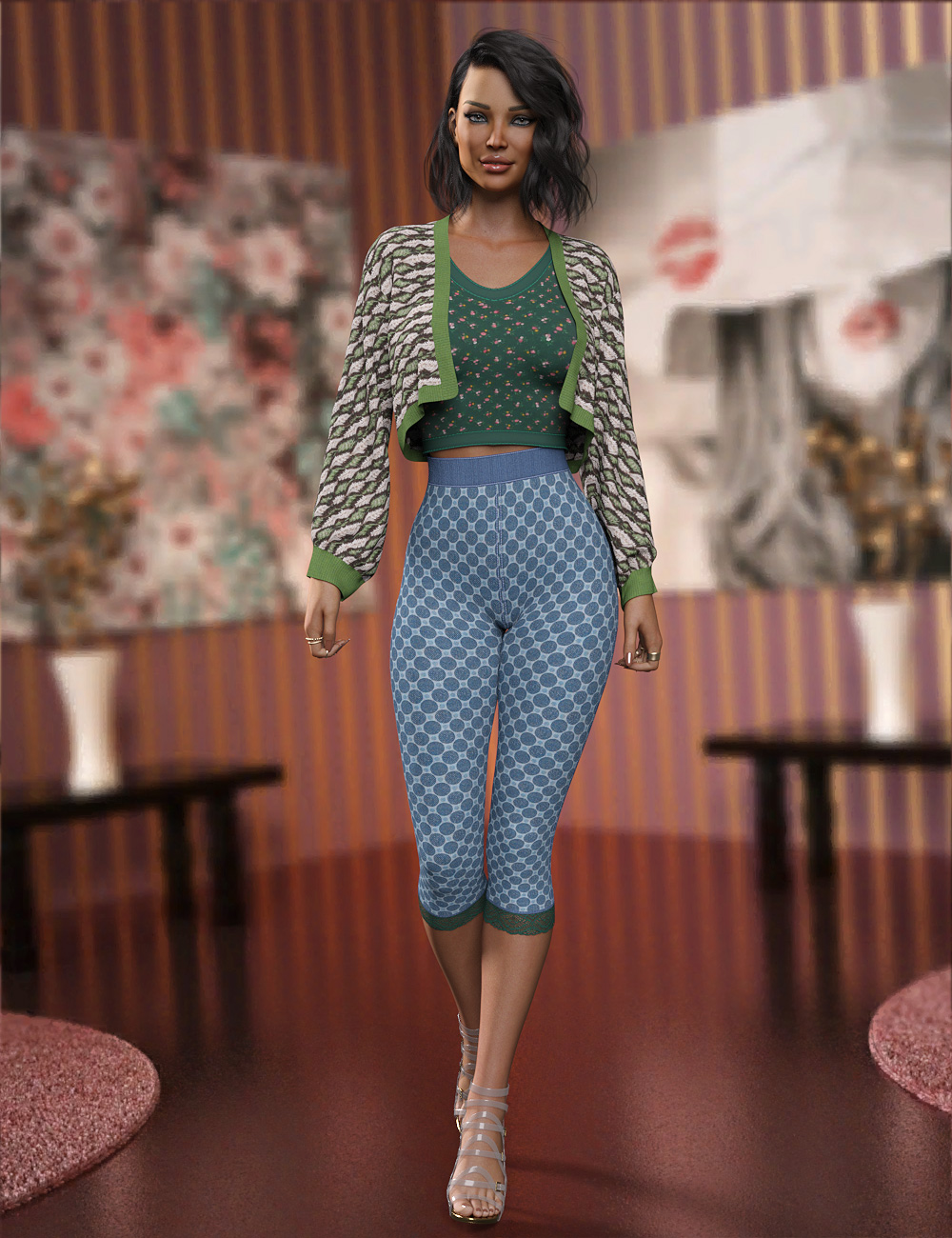 VERSUS - dForce Casual Spring for Genesis 9 and 8 Female | Daz 3D