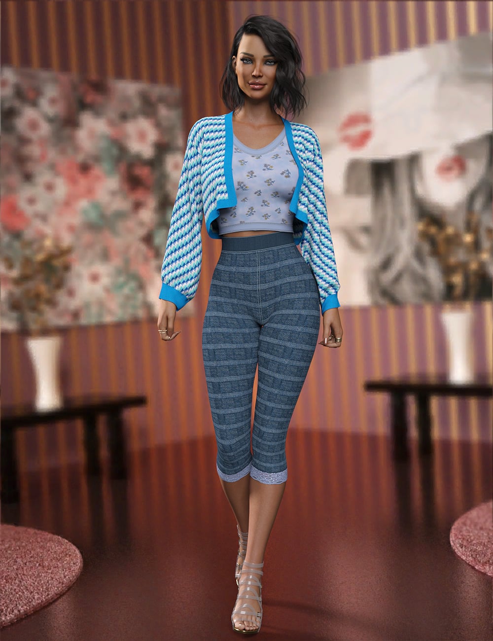 VERSUS - dForce Casual Spring for Genesis 9 and 8 Female | Daz 3D