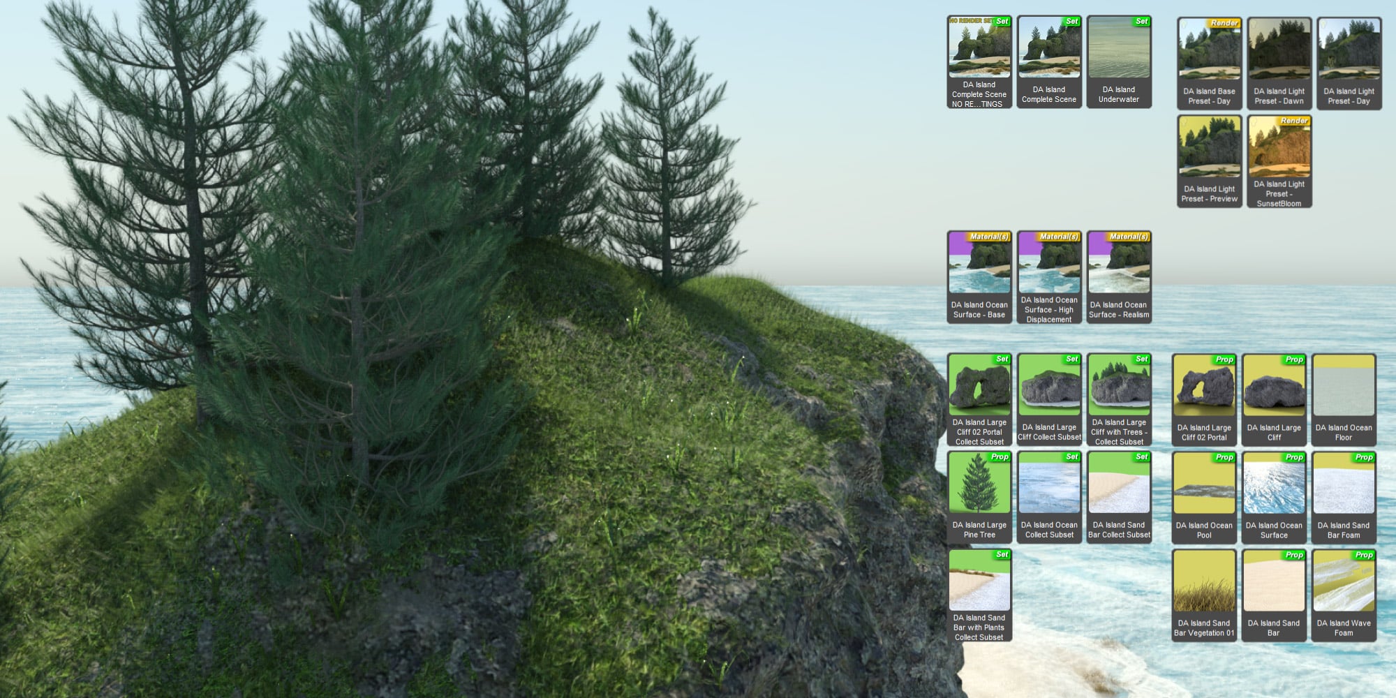 DA Island | Daz 3D