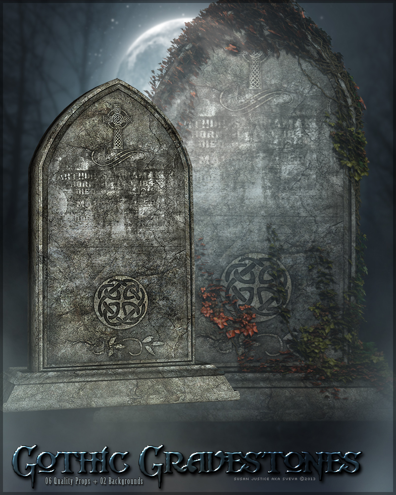 SV's Gothic Gravestones | Daz 3D
