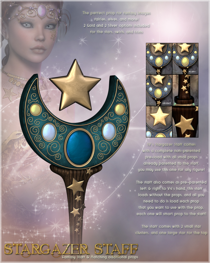 SV's Stargazer Staff | Daz 3D