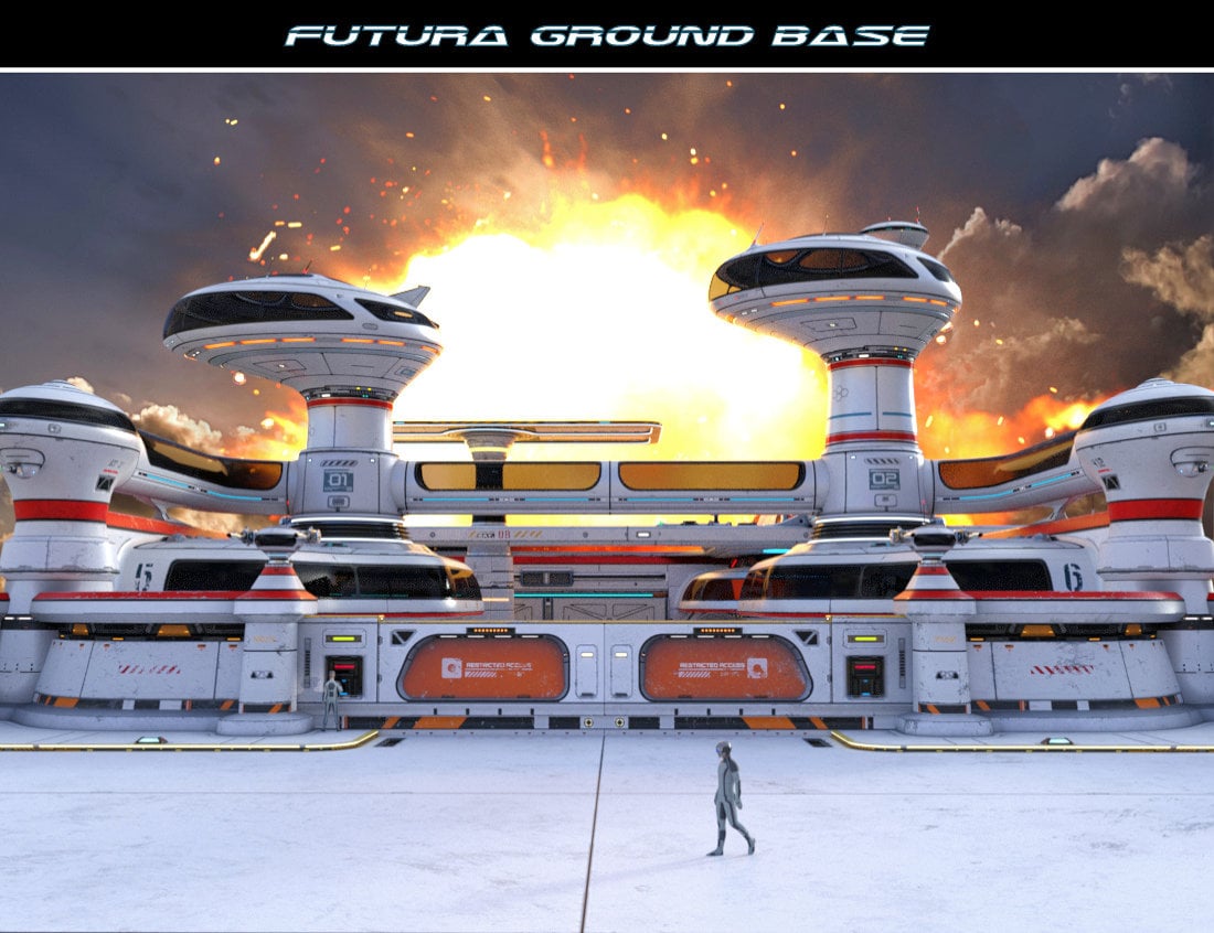 Futura Ground Base | Daz 3D