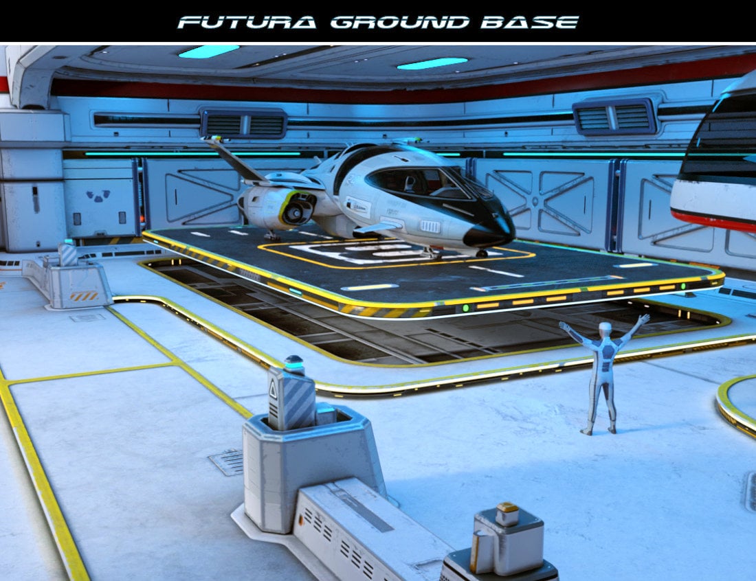 Futura Ground Base | Daz 3D