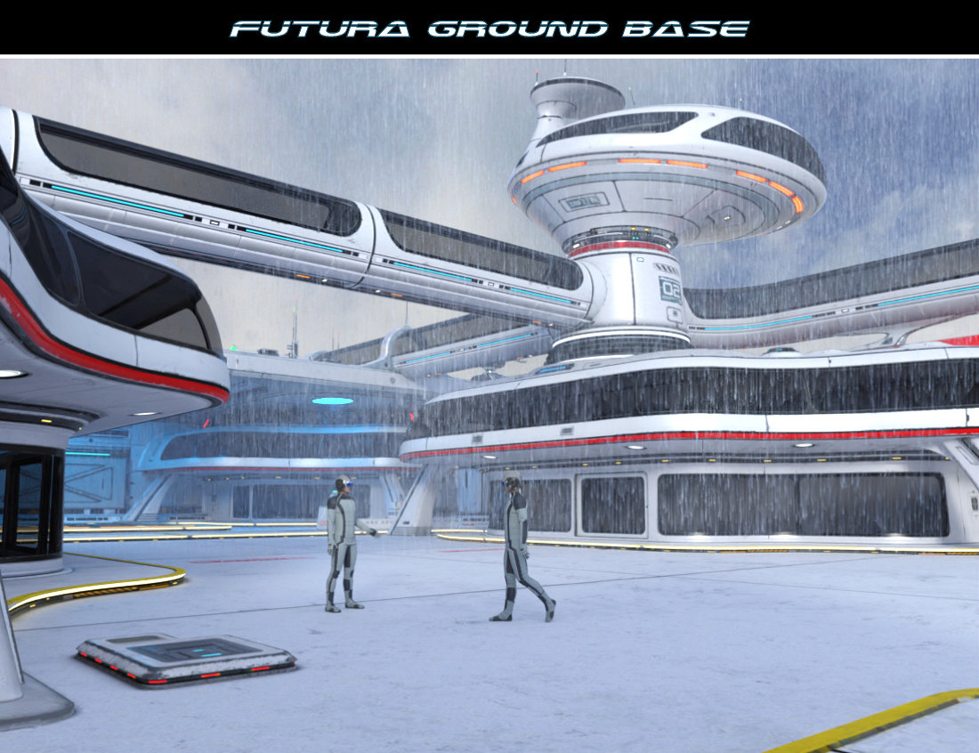 Futura Ground Base | Daz 3D
