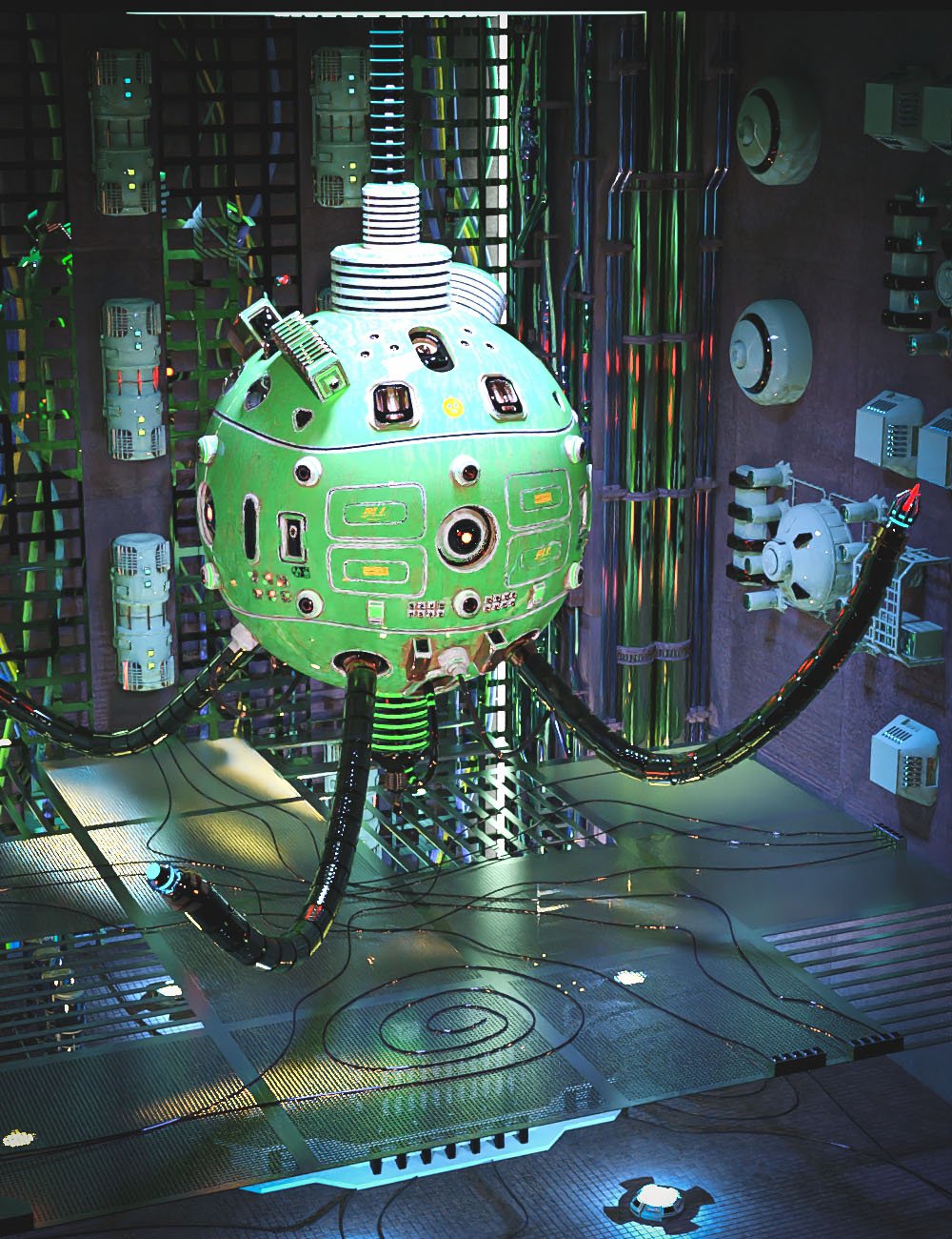 Artificial Intelligence Room Materials | Daz 3D