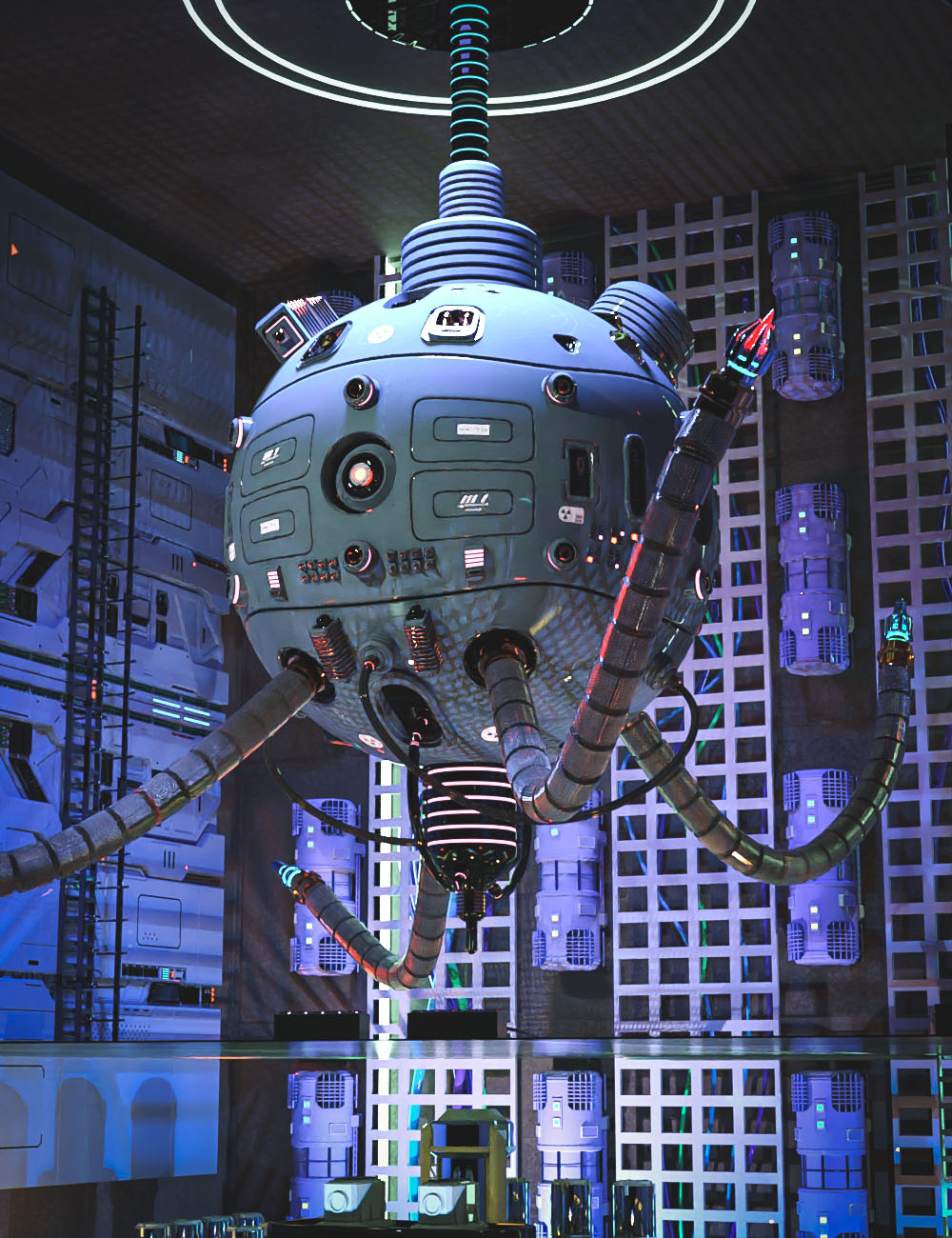 Artificial Intelligence Room Materials | Daz 3D