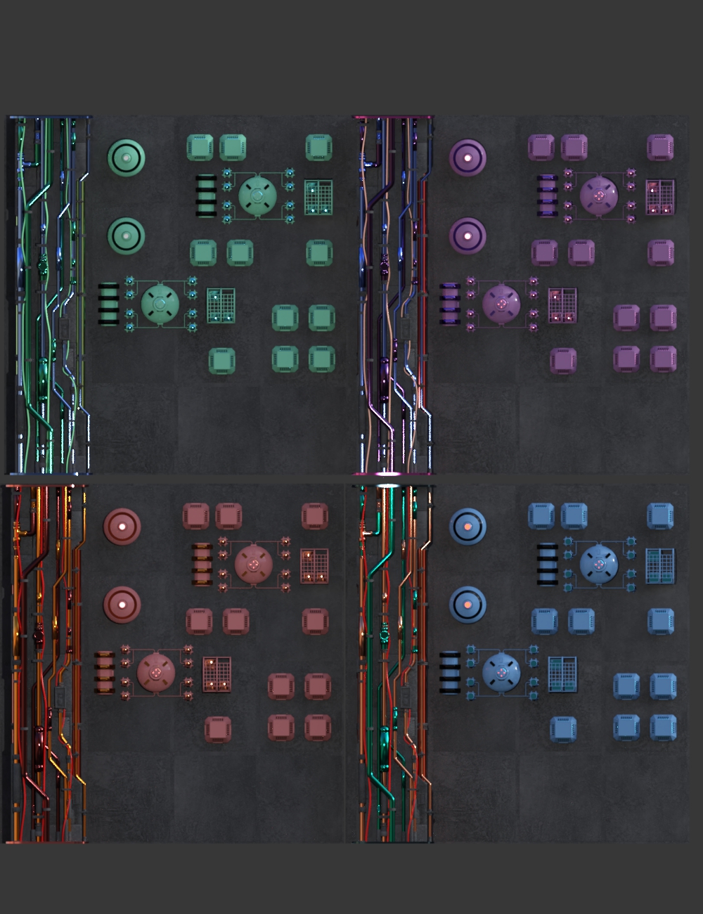 Artificial Intelligence Room Materials | Daz 3D