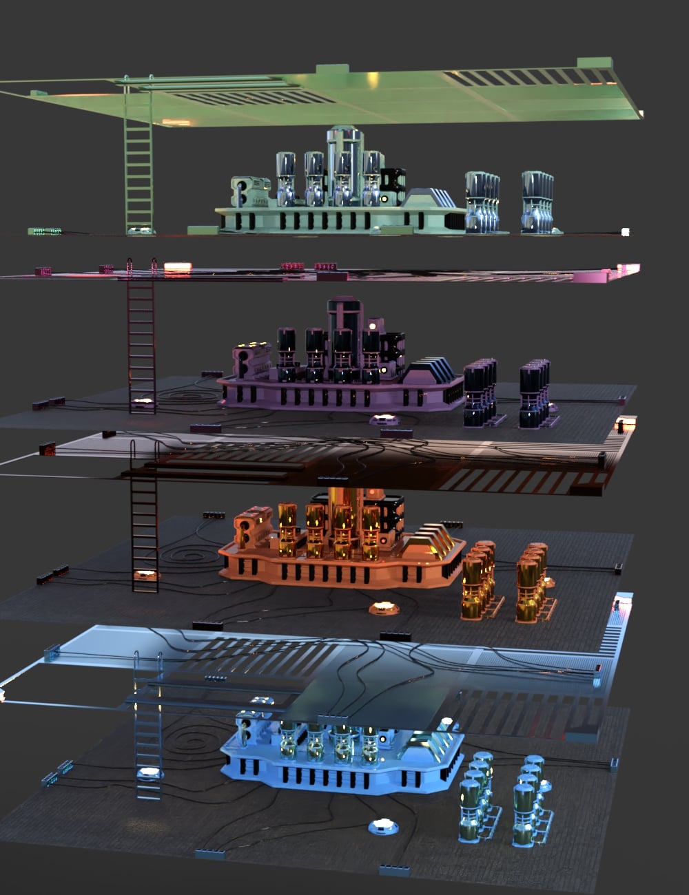 Artificial Intelligence Room Materials | Daz 3D