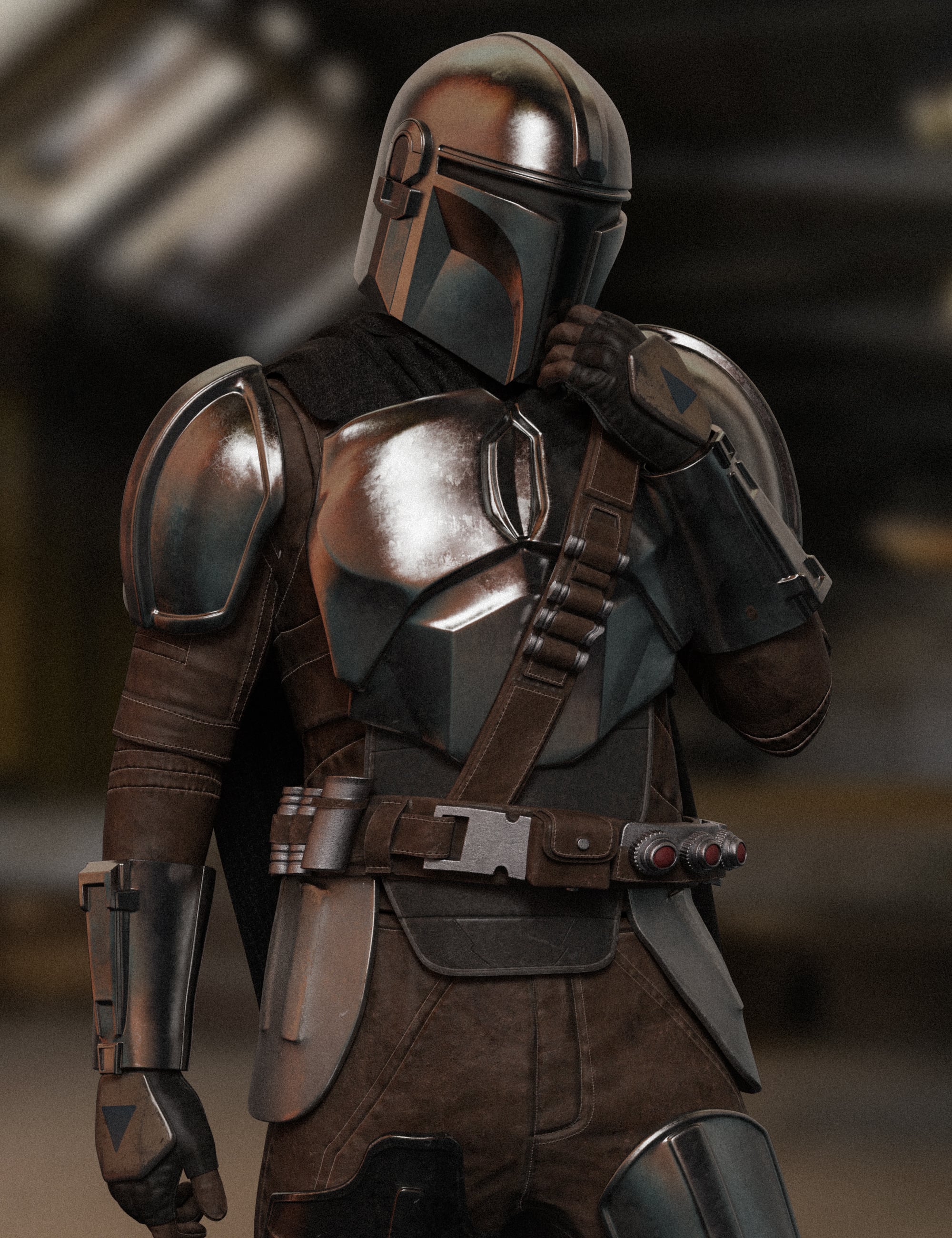 BW Rogue Marshal Outfit Bounty Hunter Add-On | Daz 3D