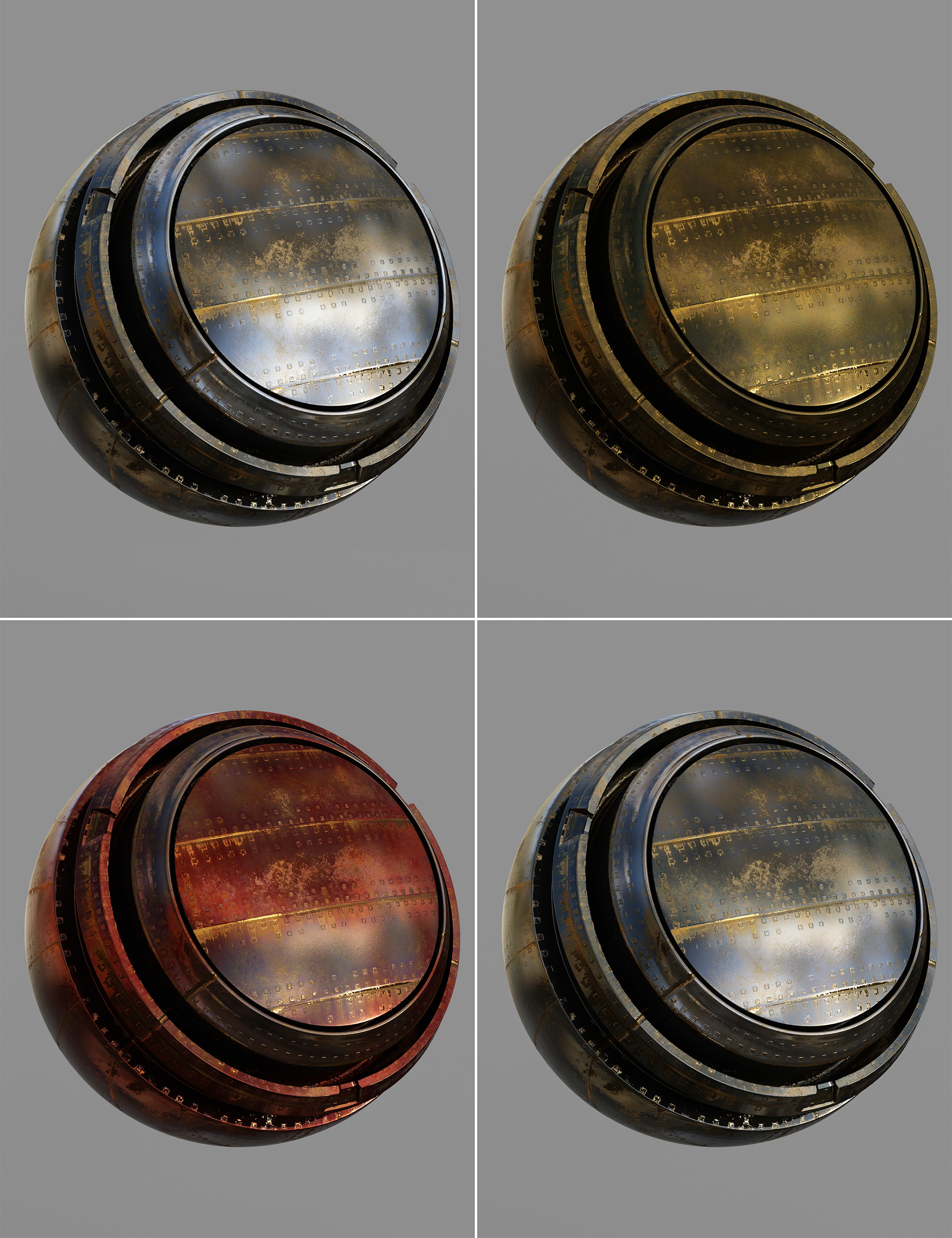 Metal Panel Iray Shaders - MR | Daz 3D