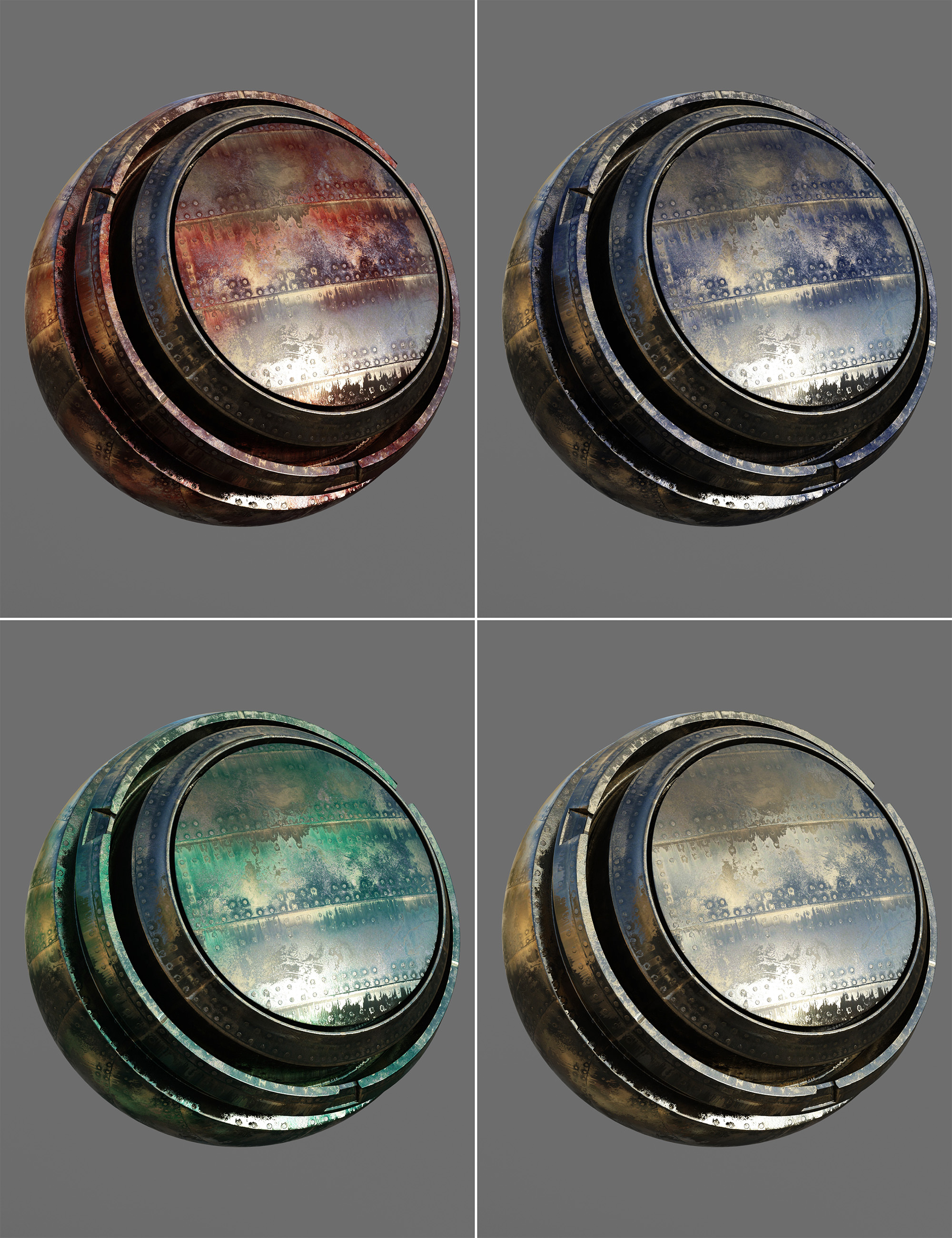 Metal Panel Iray Shaders - MR | Daz 3D