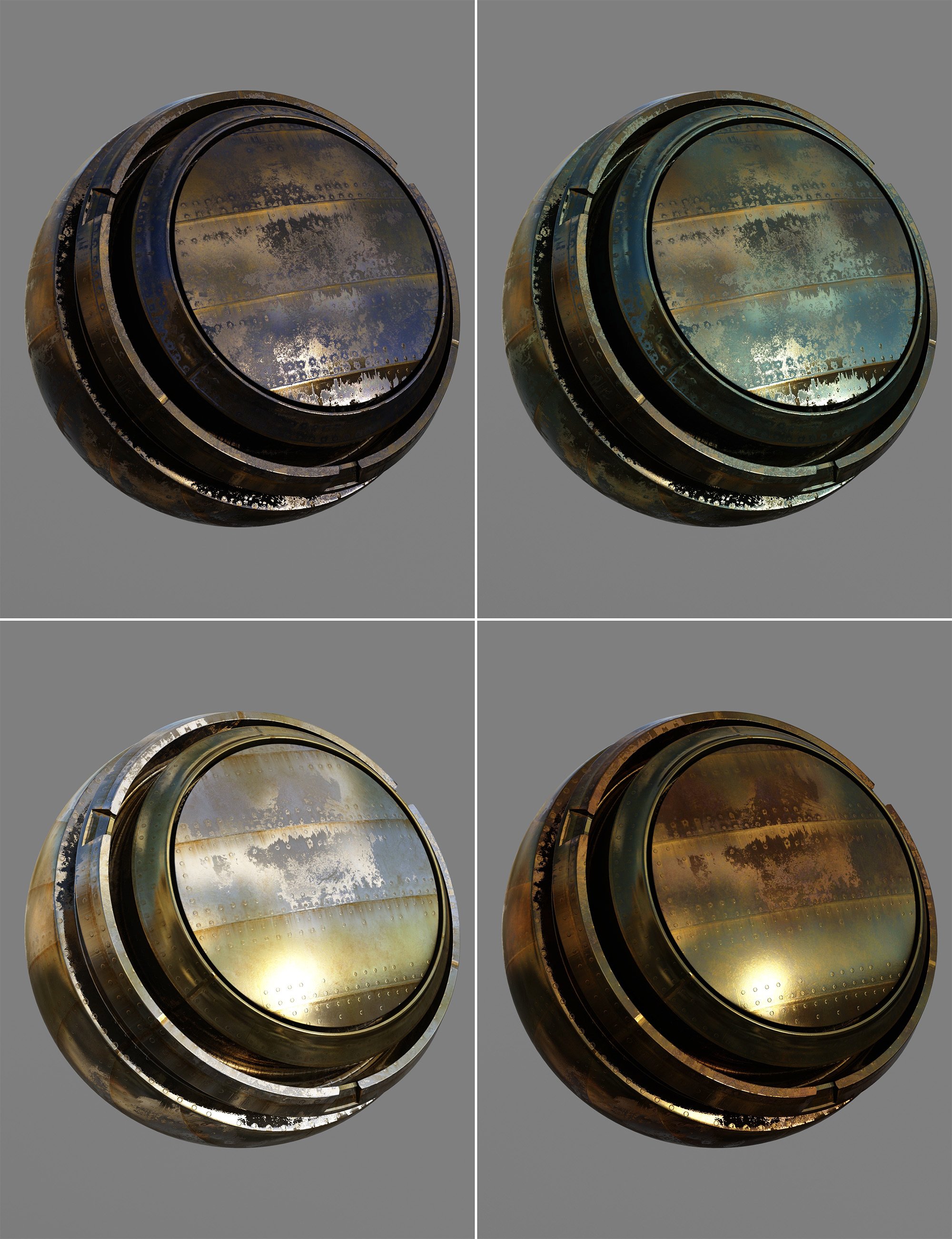 Metal Panel Iray Shaders - MR | Daz 3D