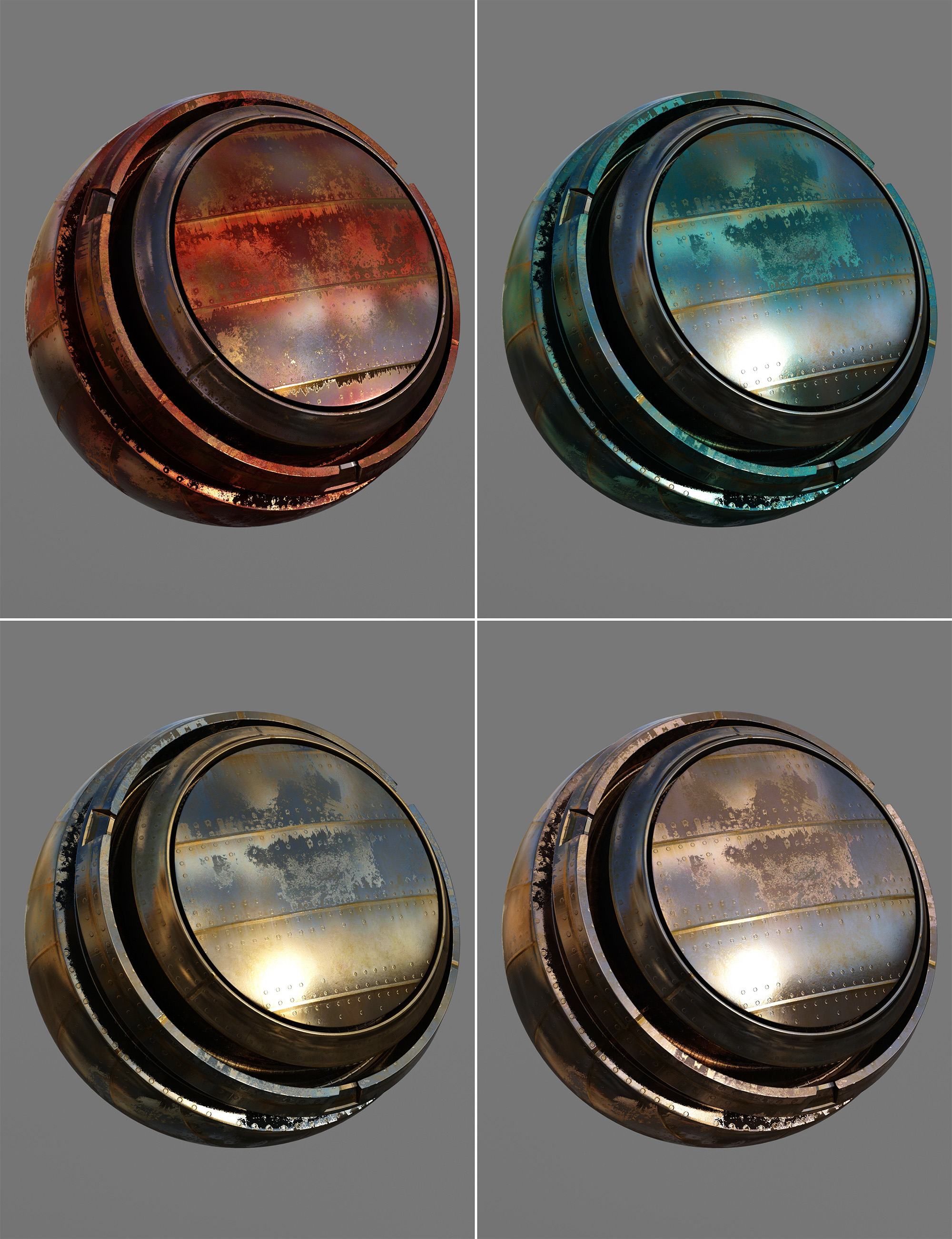Metal Panel Iray Shaders - MR | Daz 3D