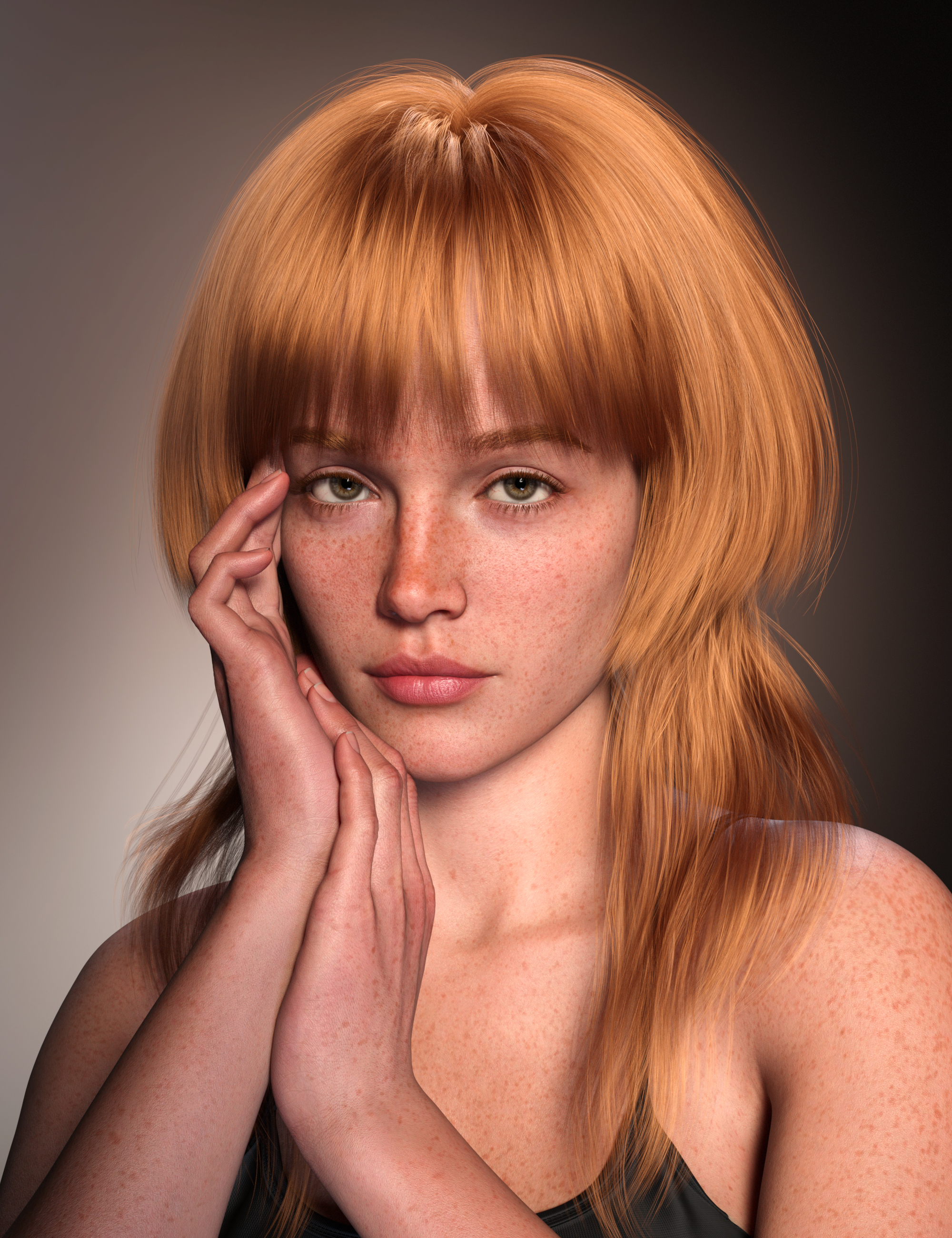 FE Long Jellyfish Hair for Genesis 9 | Daz 3D