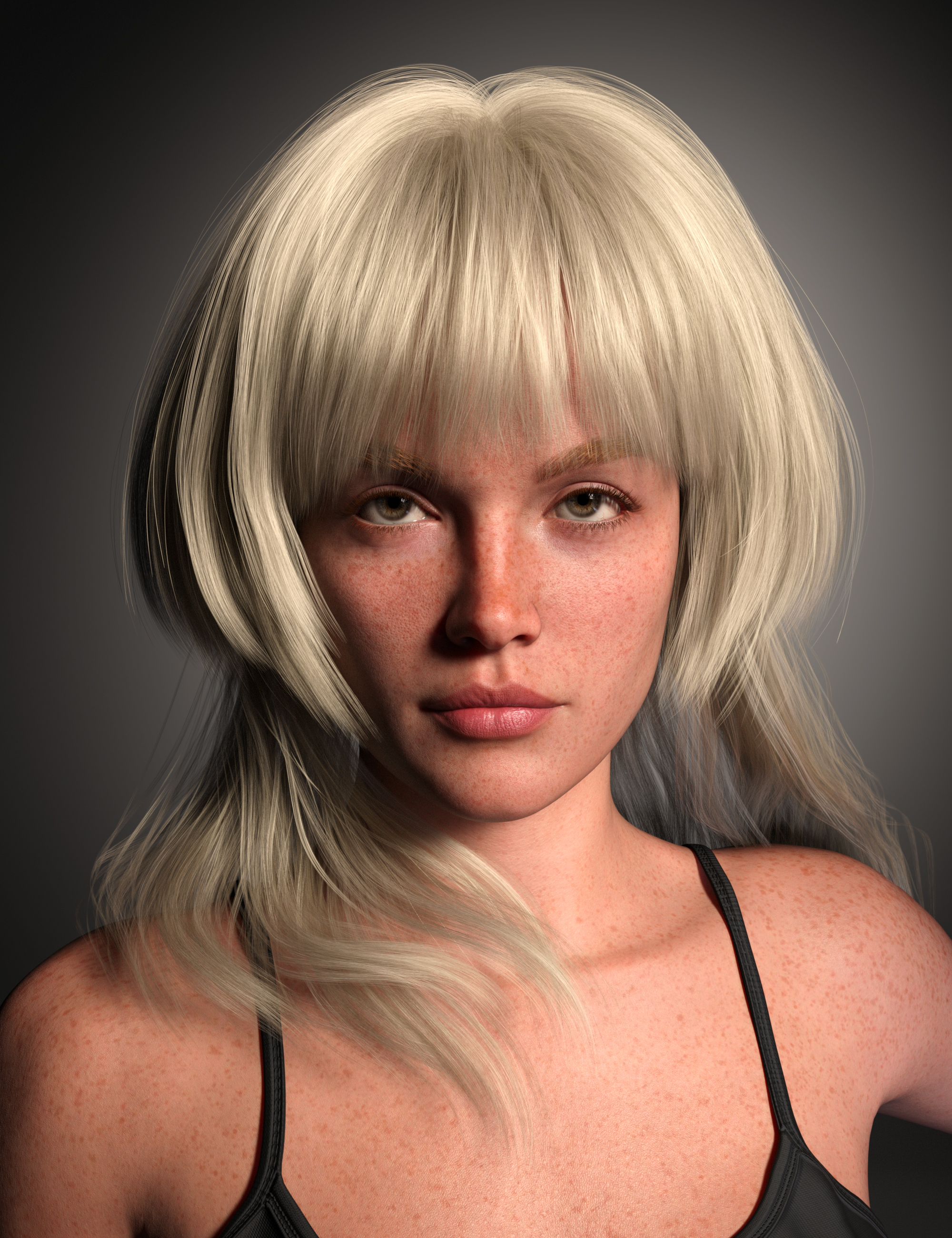 FE Long Jellyfish Hair for Genesis 9 | Daz 3D