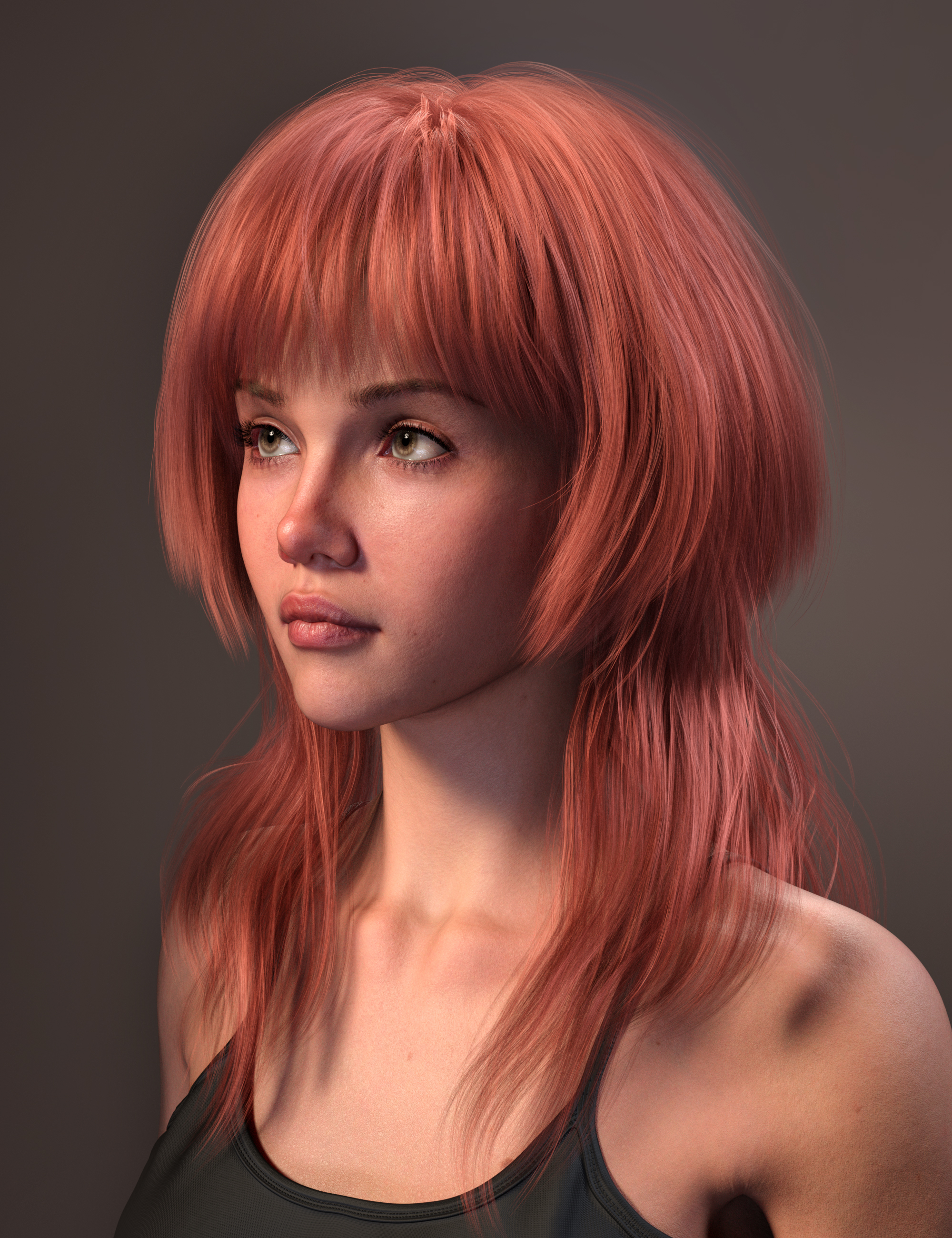 FE Long Jellyfish Hair for Genesis 9 | Daz 3D