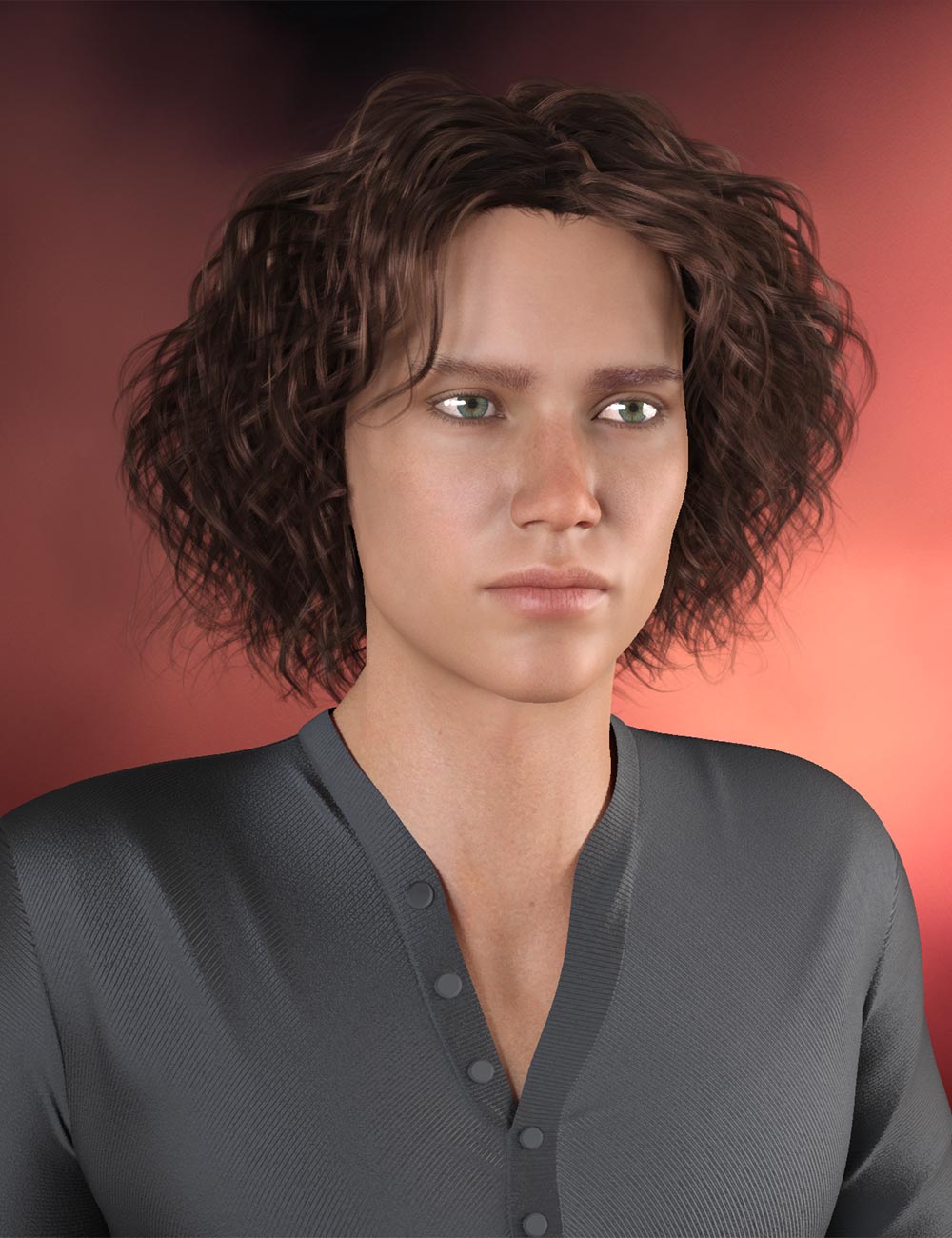 Caera Hair for Genesis 9 and Genesis 8 Male and Female | Daz 3D