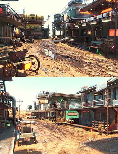 XI Futuristic Western Street | Daz 3D