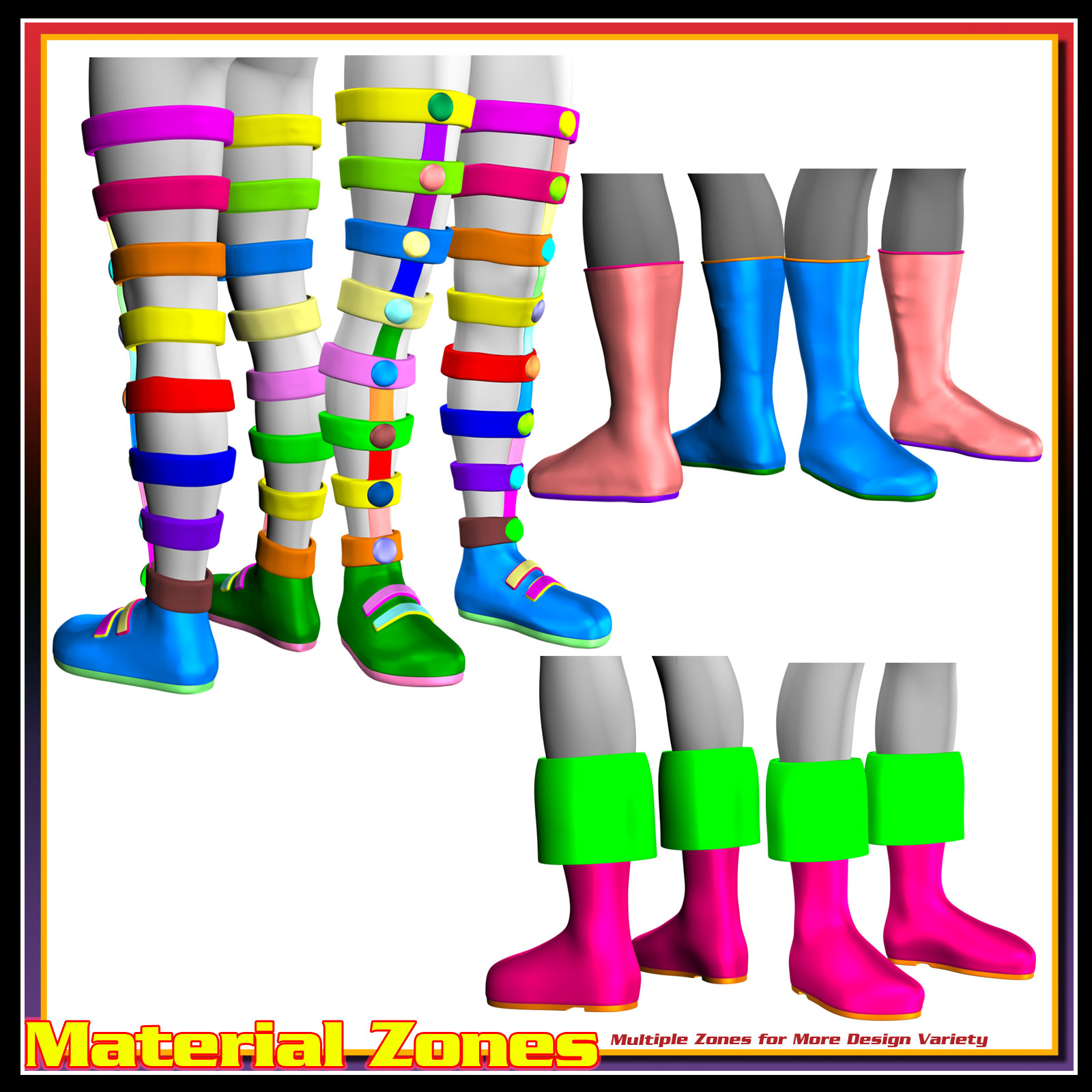 Boots v007 MMKBG3 | Daz 3D