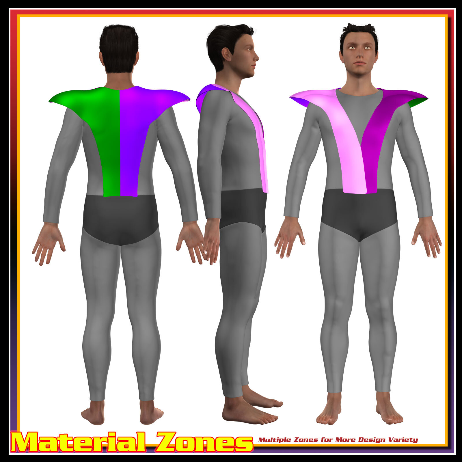 Vests v001 MMKBG3M | Daz 3D