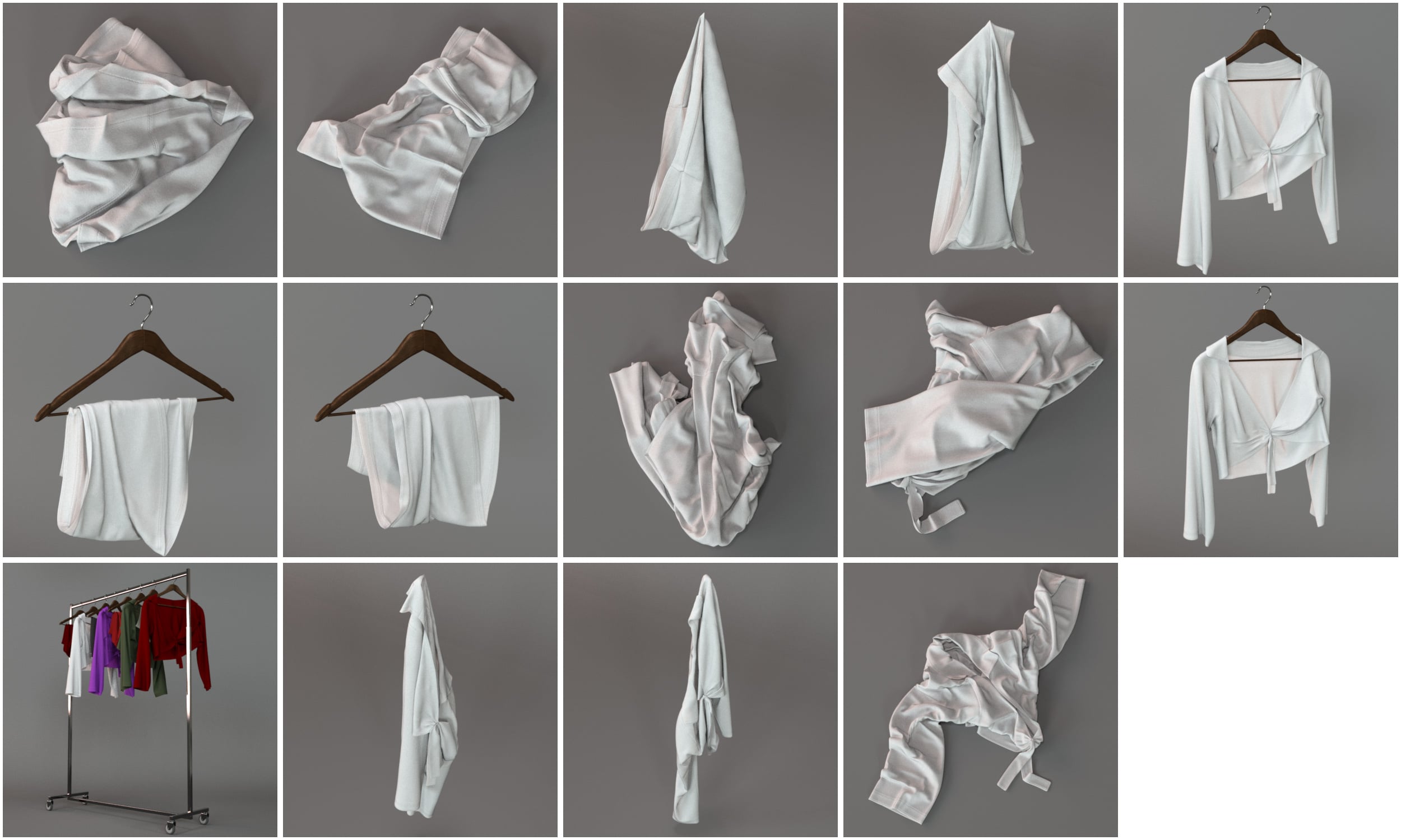 dForce Tied Blouse Outfit for Genesis 9 | Daz 3D