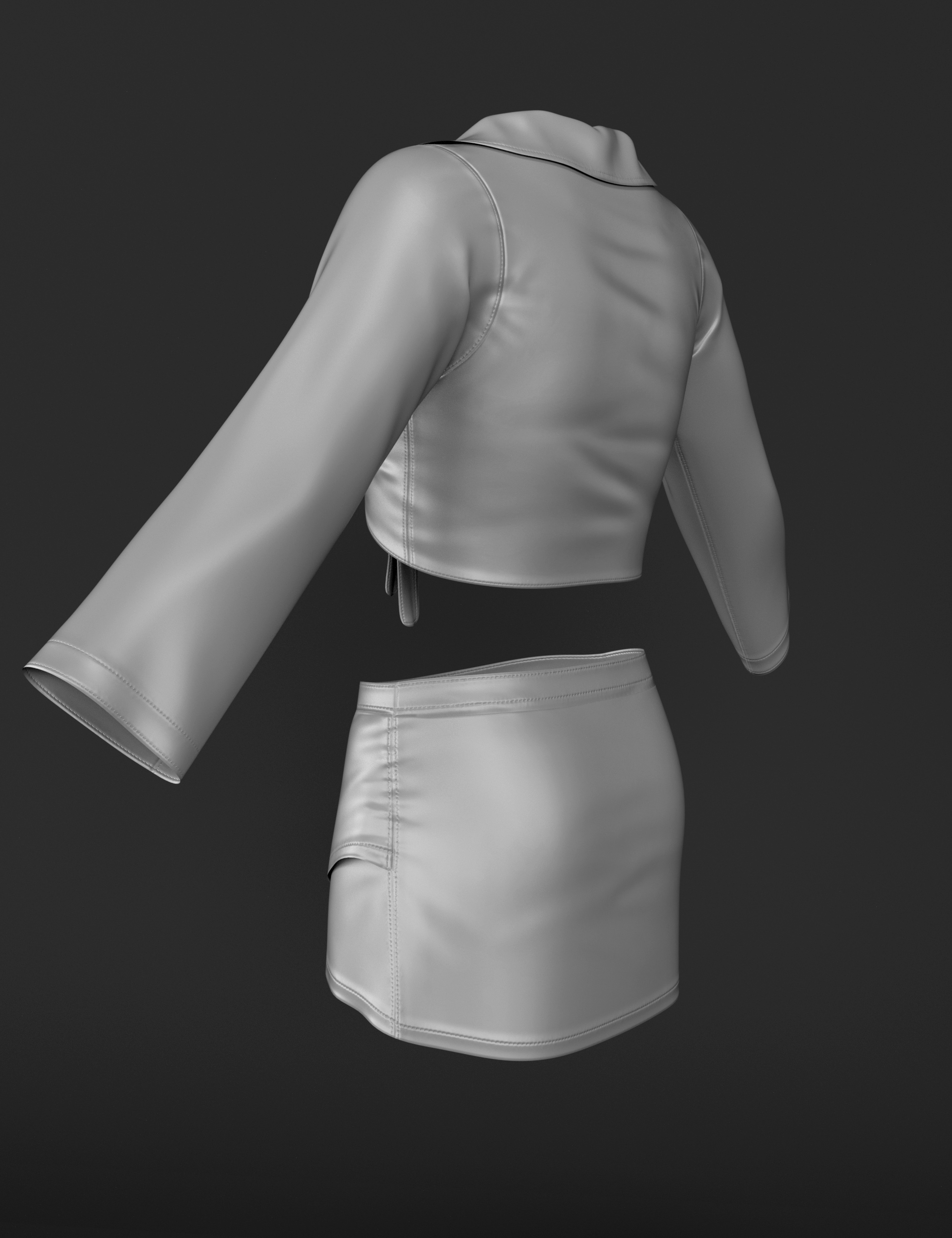 dForce Tied Blouse Outfit for Genesis 9 | Daz 3D