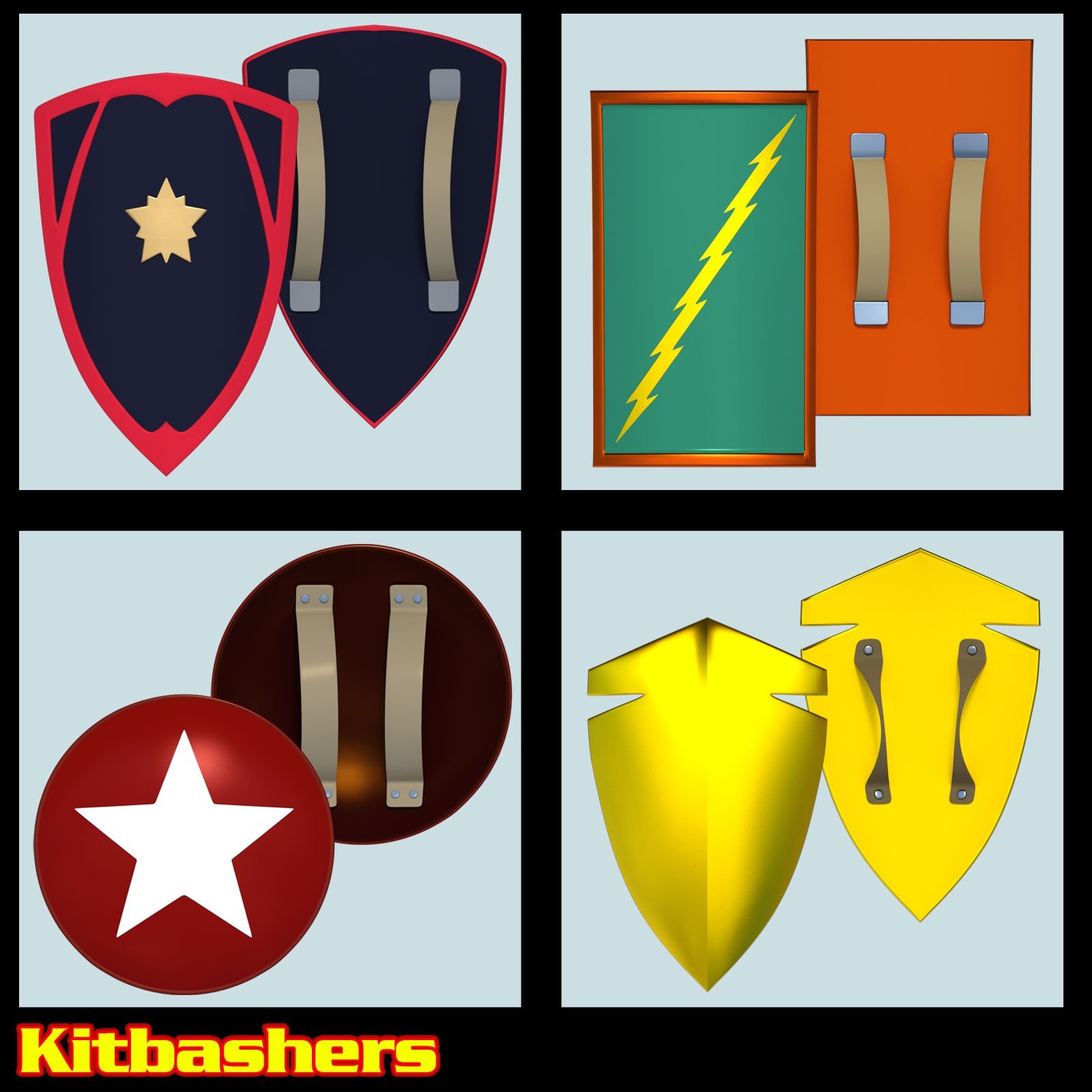 Shields v002 MMKB | Daz 3D