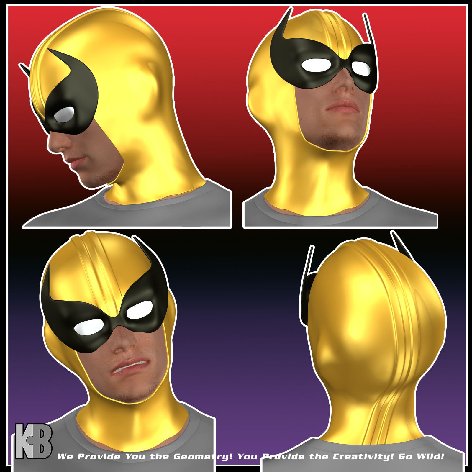 Masks v010 MMKBG3 | Daz 3D