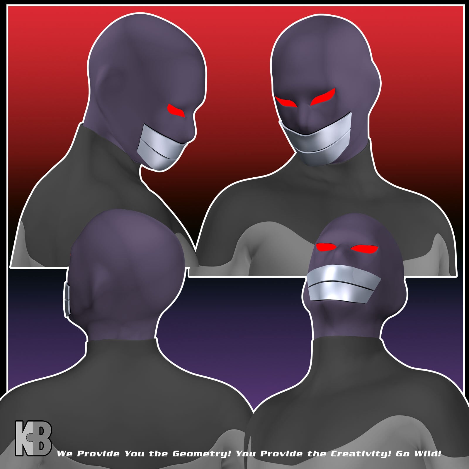 Masks v006 MMKBG3 | Daz 3D
